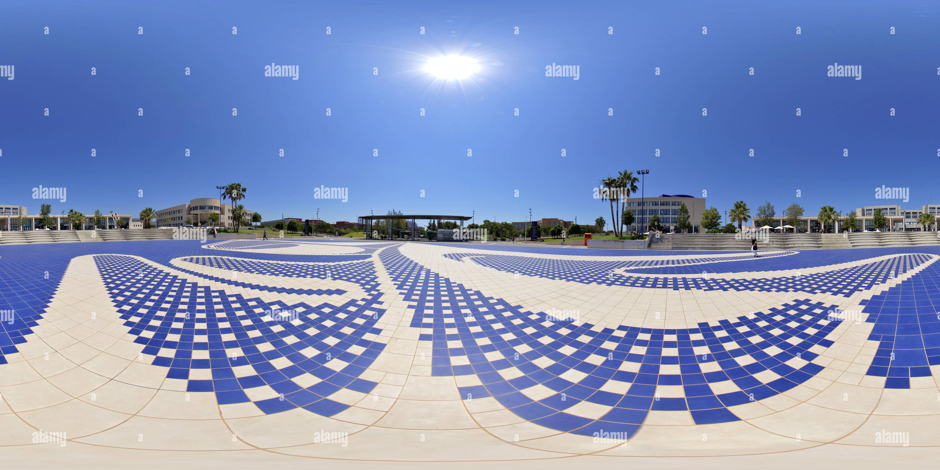 360° view of Jaume I University Agora 1 - Alamy