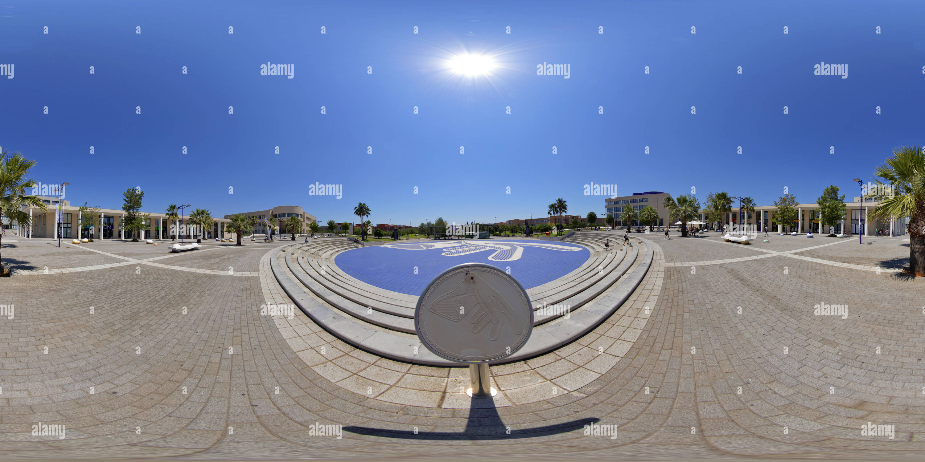 360° view of Jaume I University Agora 3 - Alamy