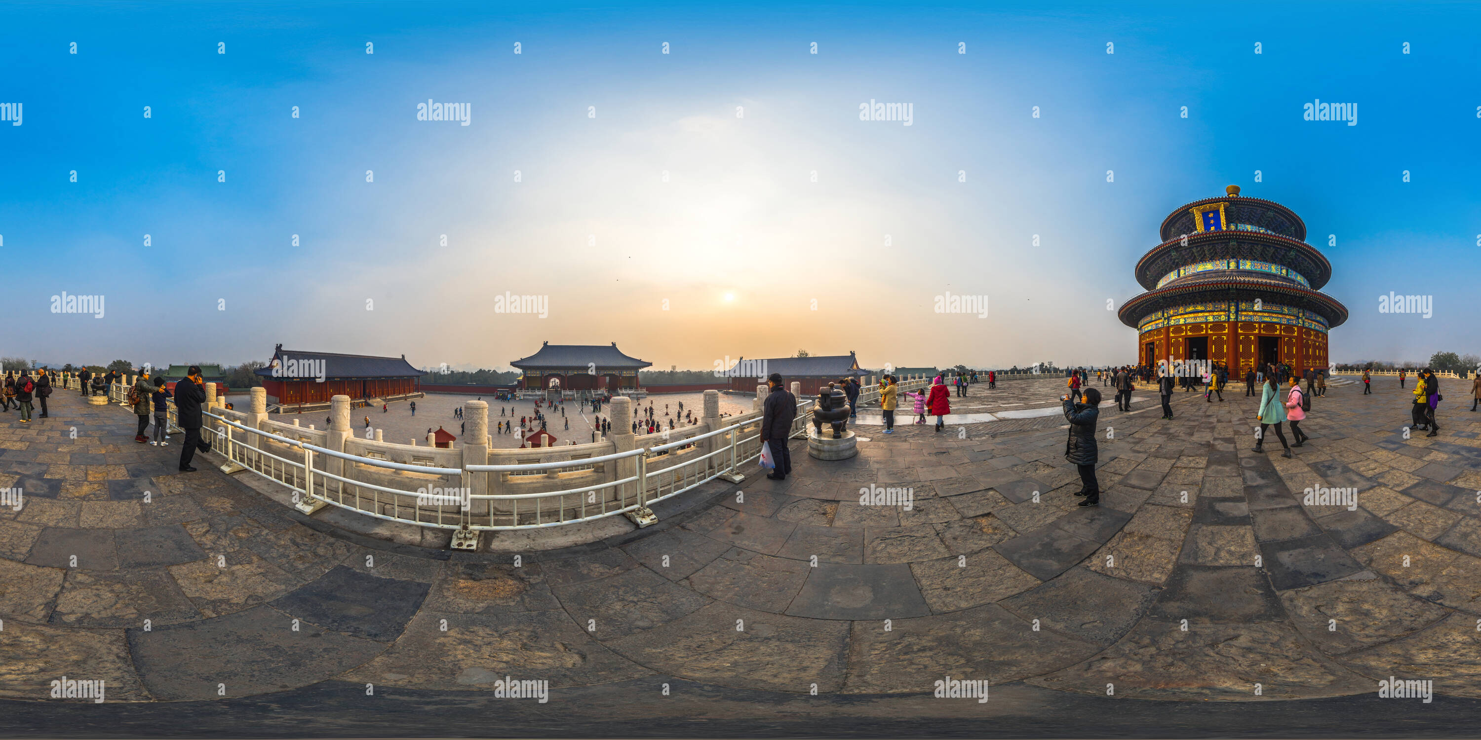 360° view of Temple of Heaven, 天壇 - Alamy