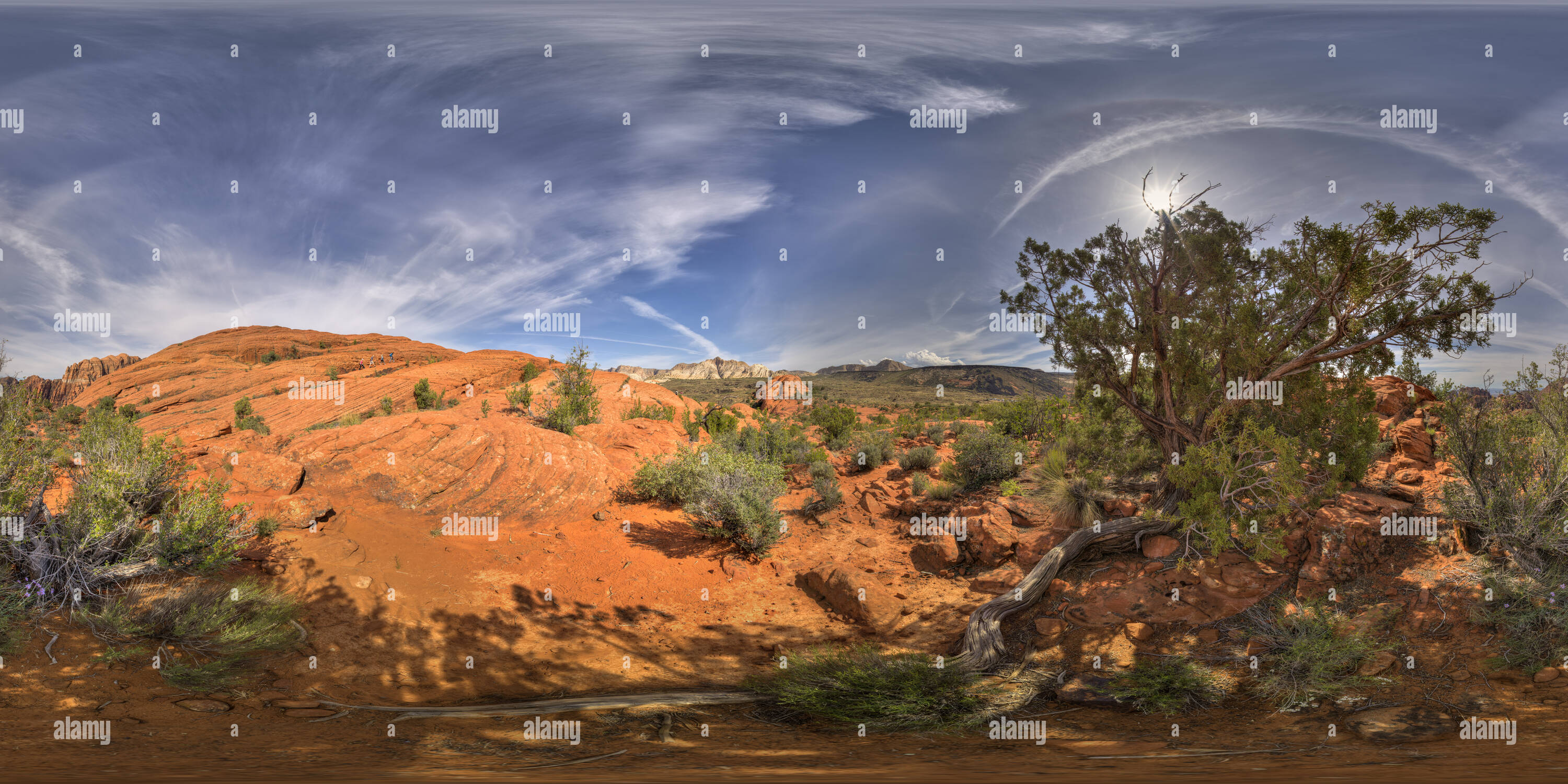 360° view of Juniper Rising, Petrified Dunes, Snow Canyon State Park ...