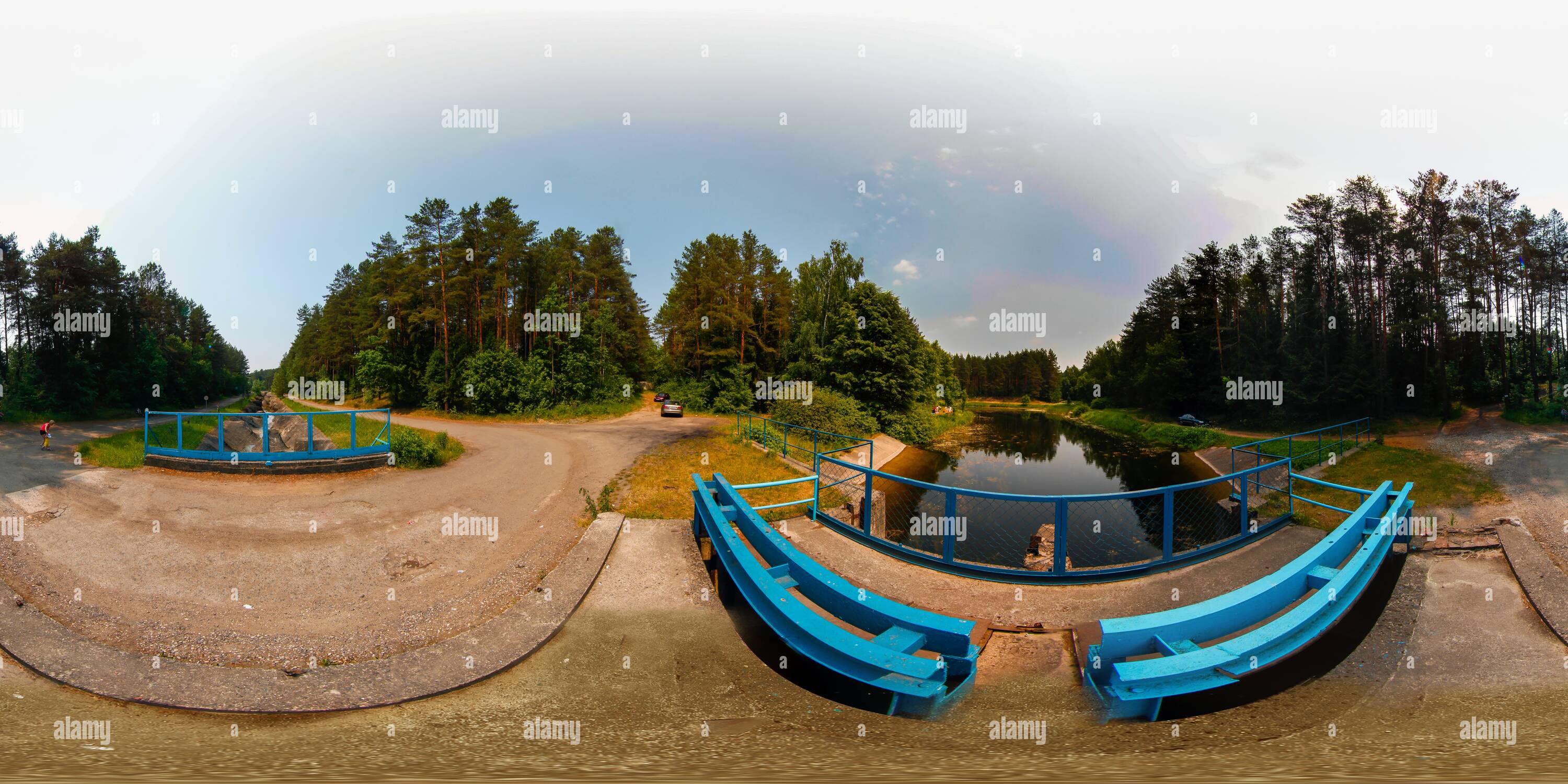 360° view of Top Rafting channel - Alamy