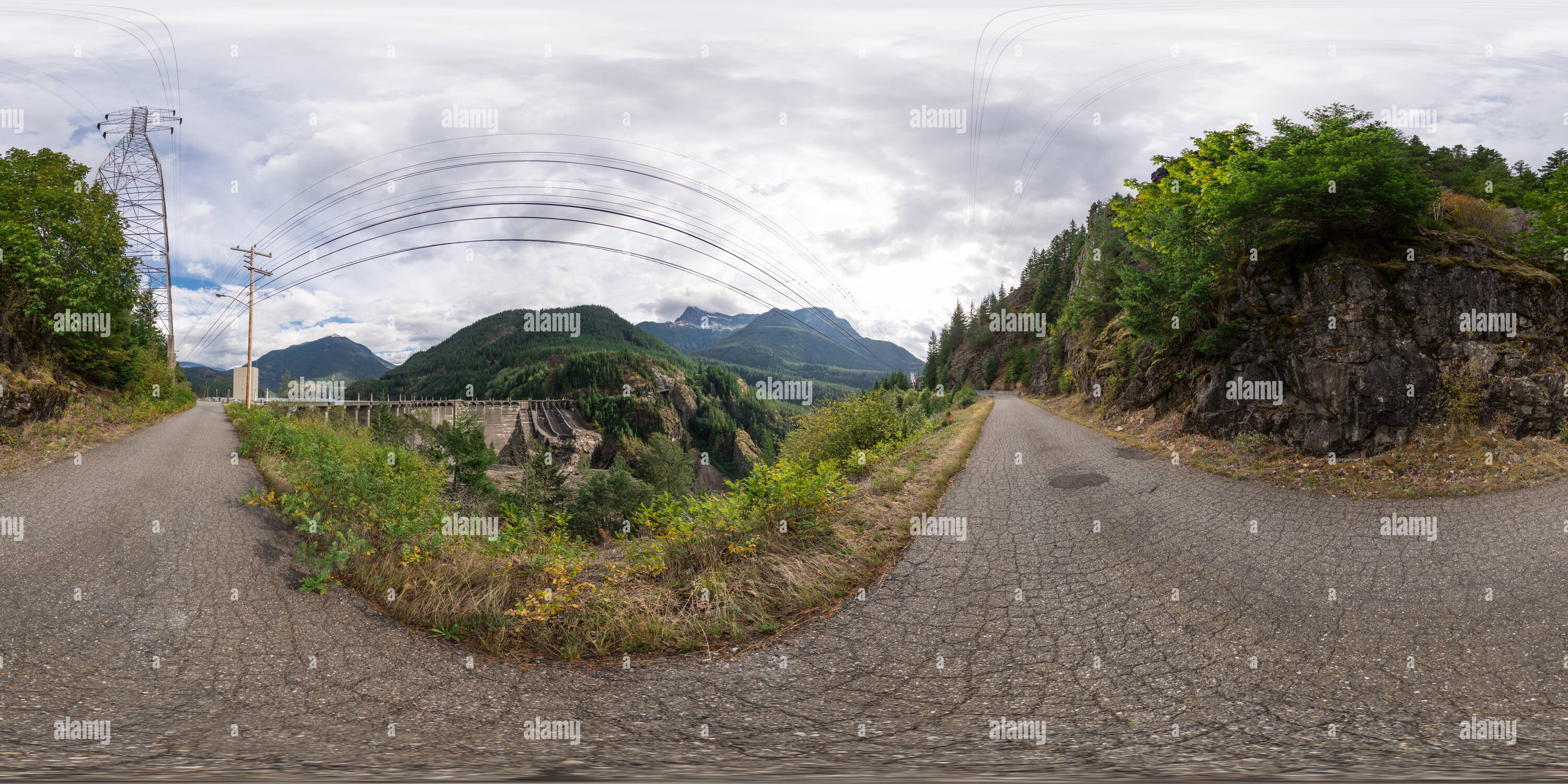 Diablo dam road hi-res stock photography and images - Alamy