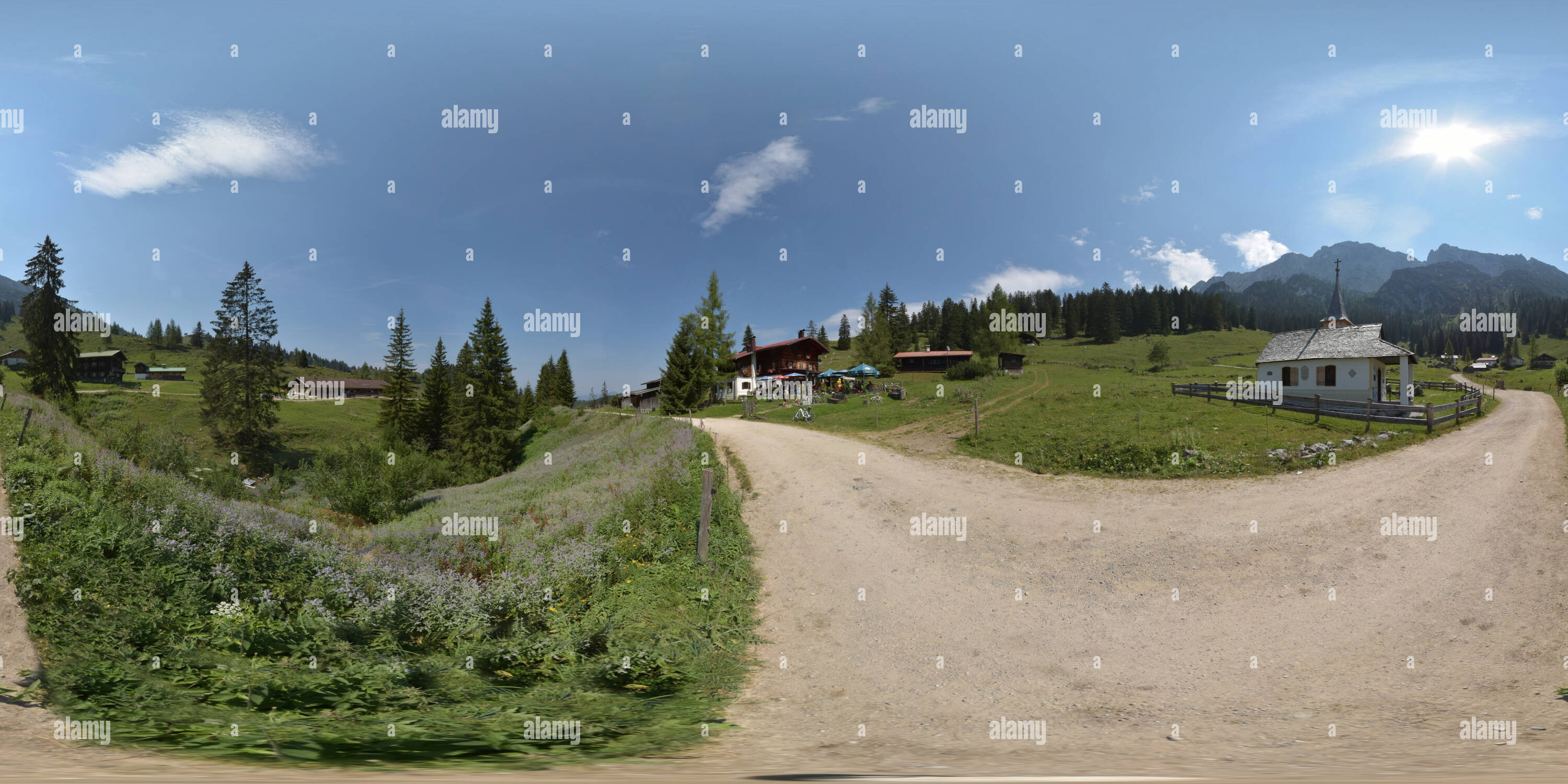 360° view of Kaindlhütte Kufstein / Scheffau Austria - Alamy