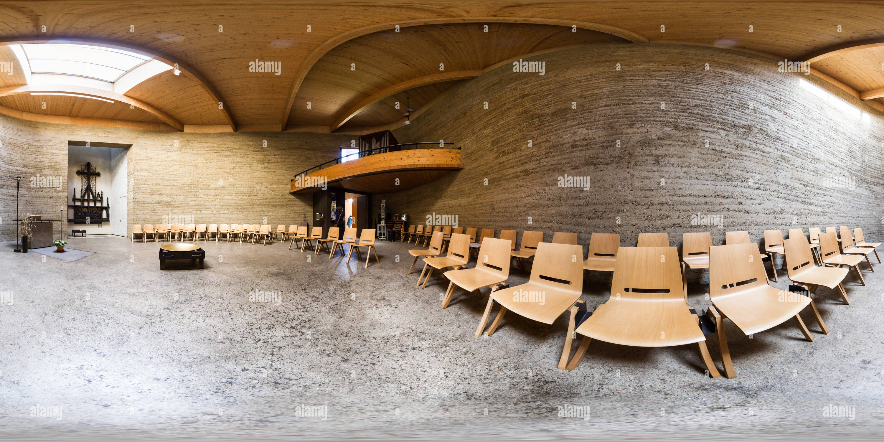 360° view of Chapel of Reconciliation - Interior - Alamy