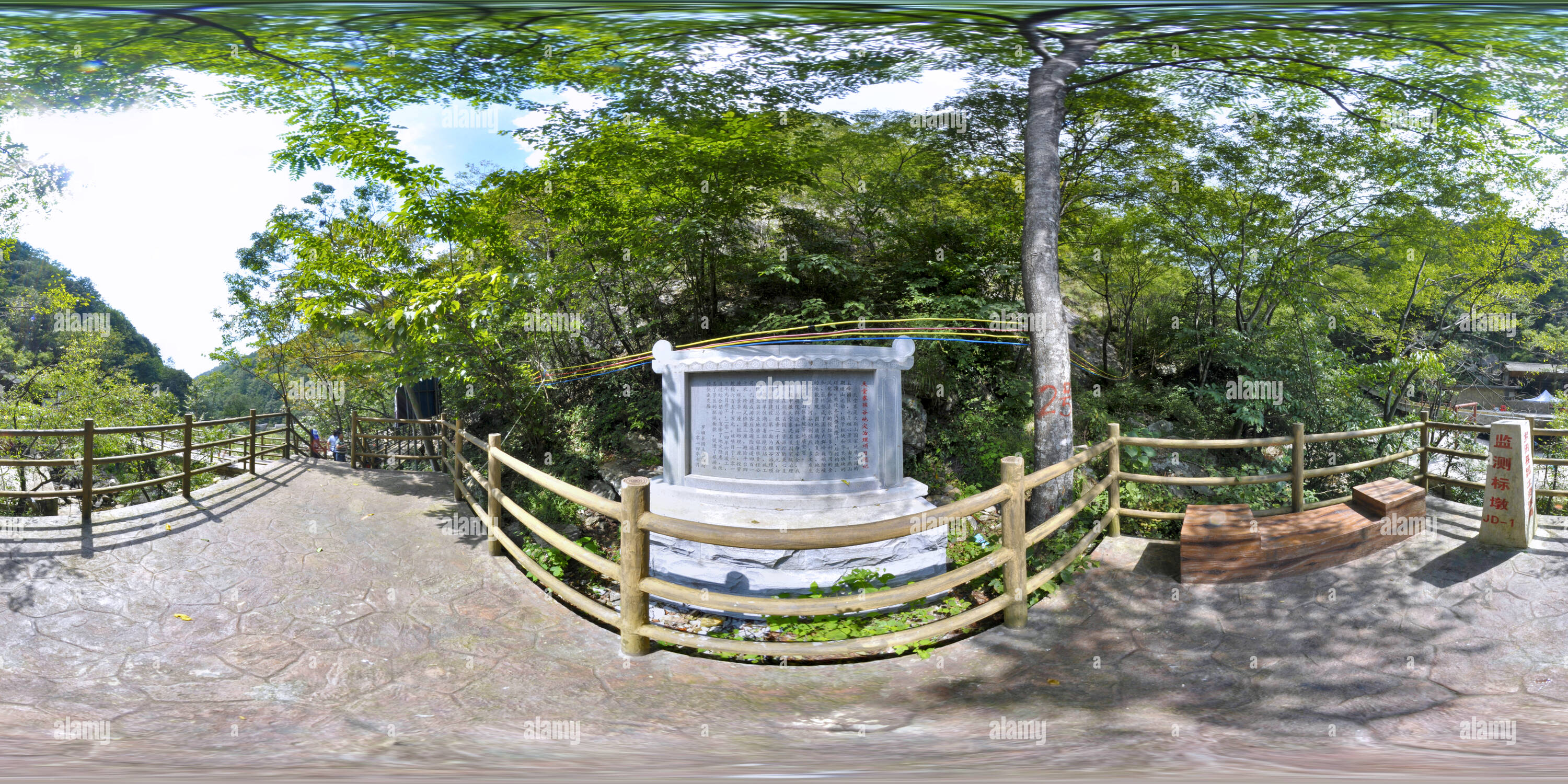 360° view of The monkey Valley inscription governance (806) 题记 - Alamy