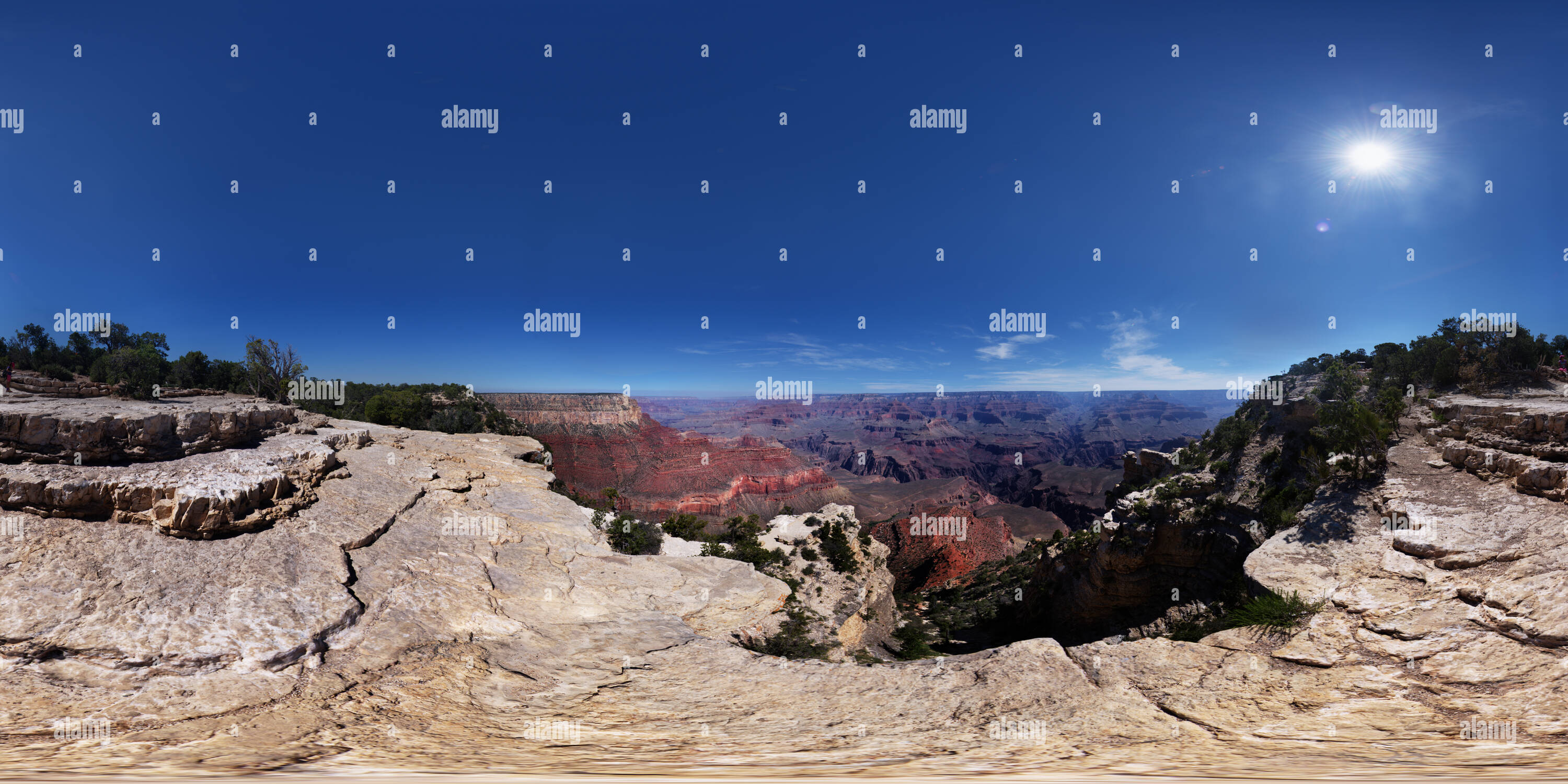 360° view of Grand Canyon - Yavapai Point - Alamy