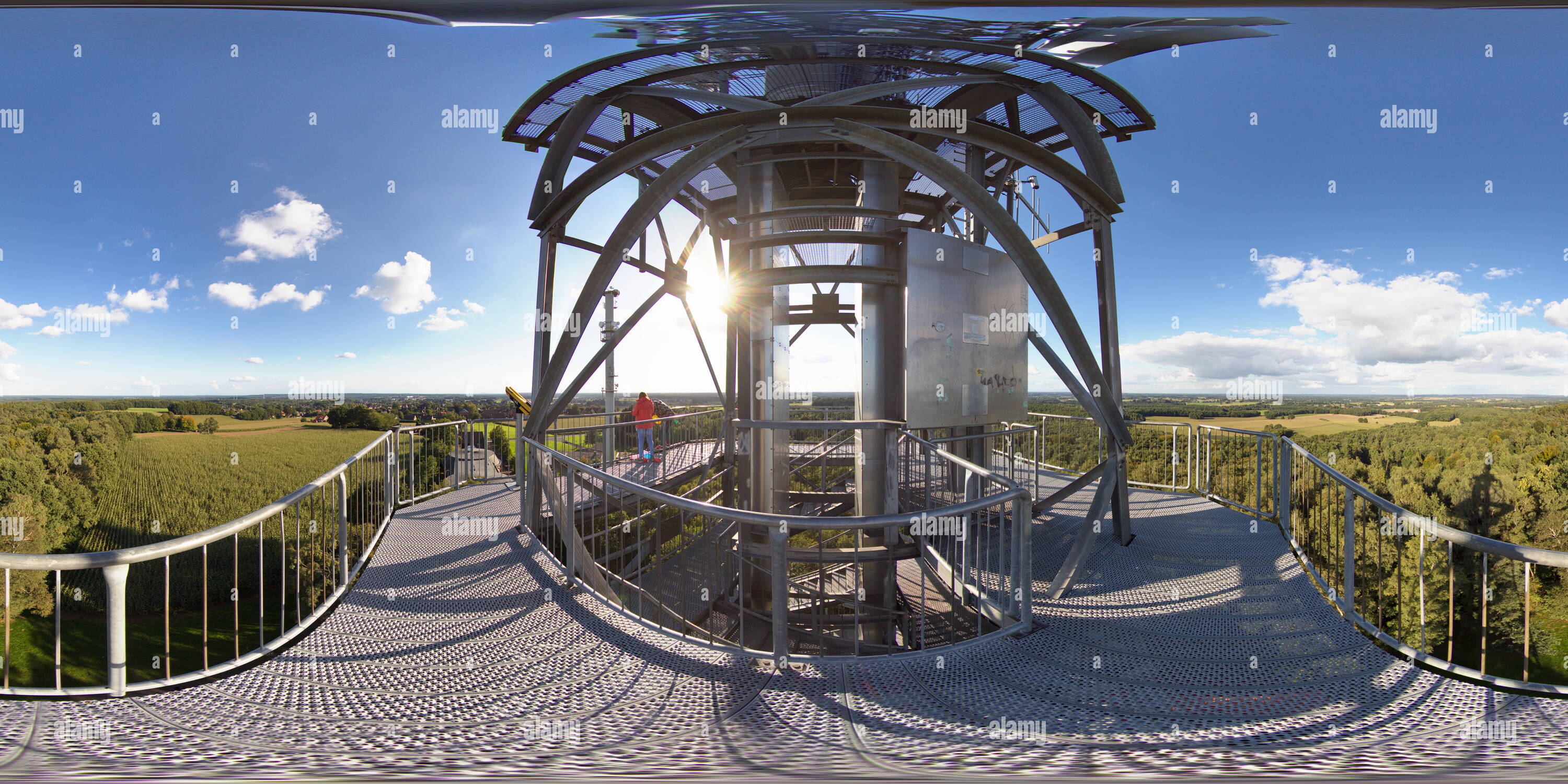 360° view of Aussichtsturm Gross Reken - Alamy