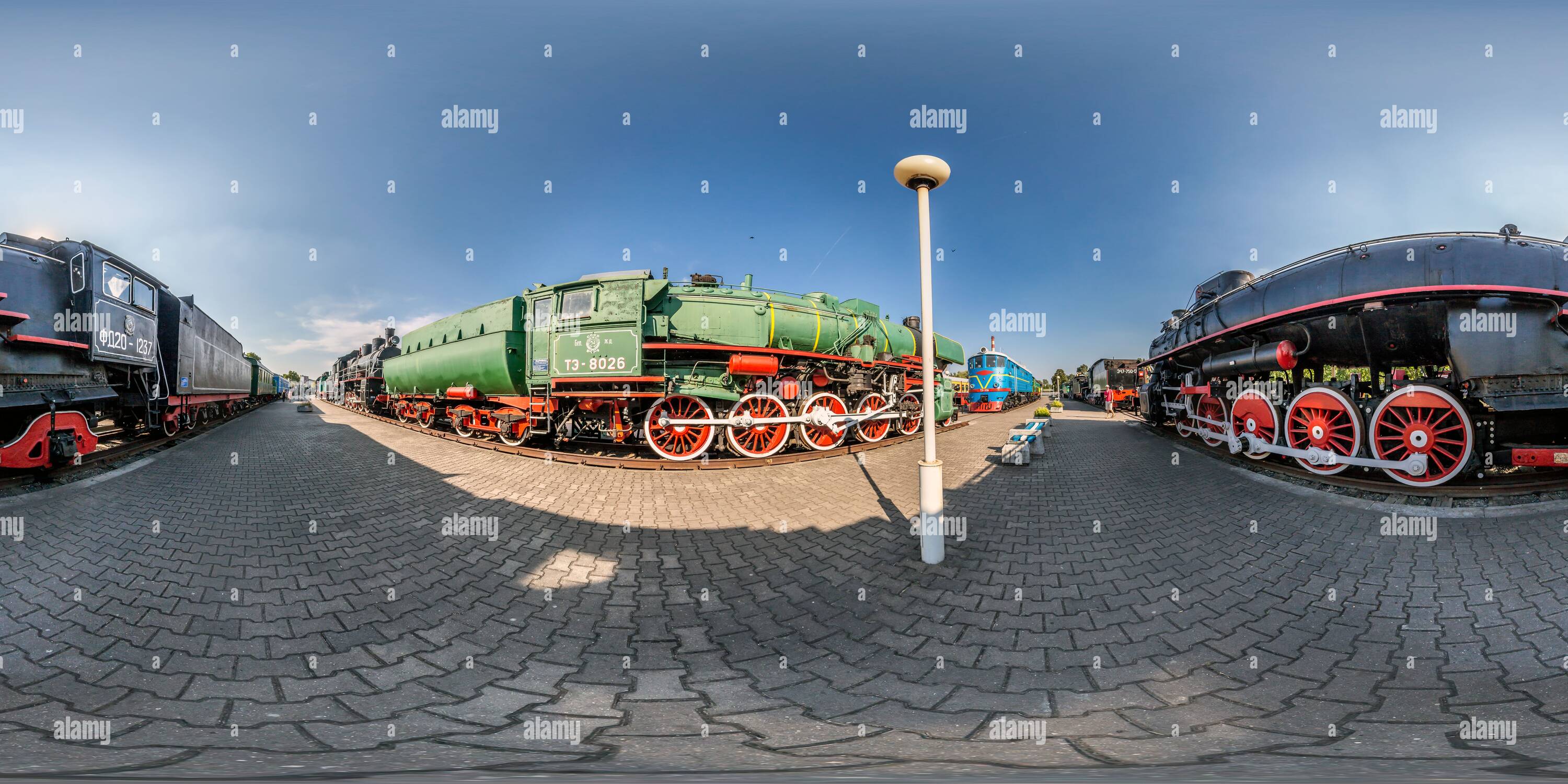 360° view of The Museum Of Steam Locomotives The Museum Of Steam ...
