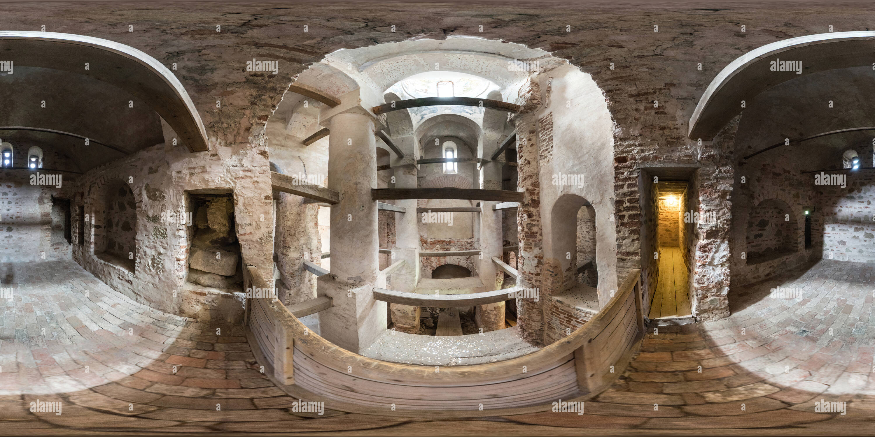 360° view of Paraskeva Church, Veliky Novgorod, Yaroslav settlement - Alamy