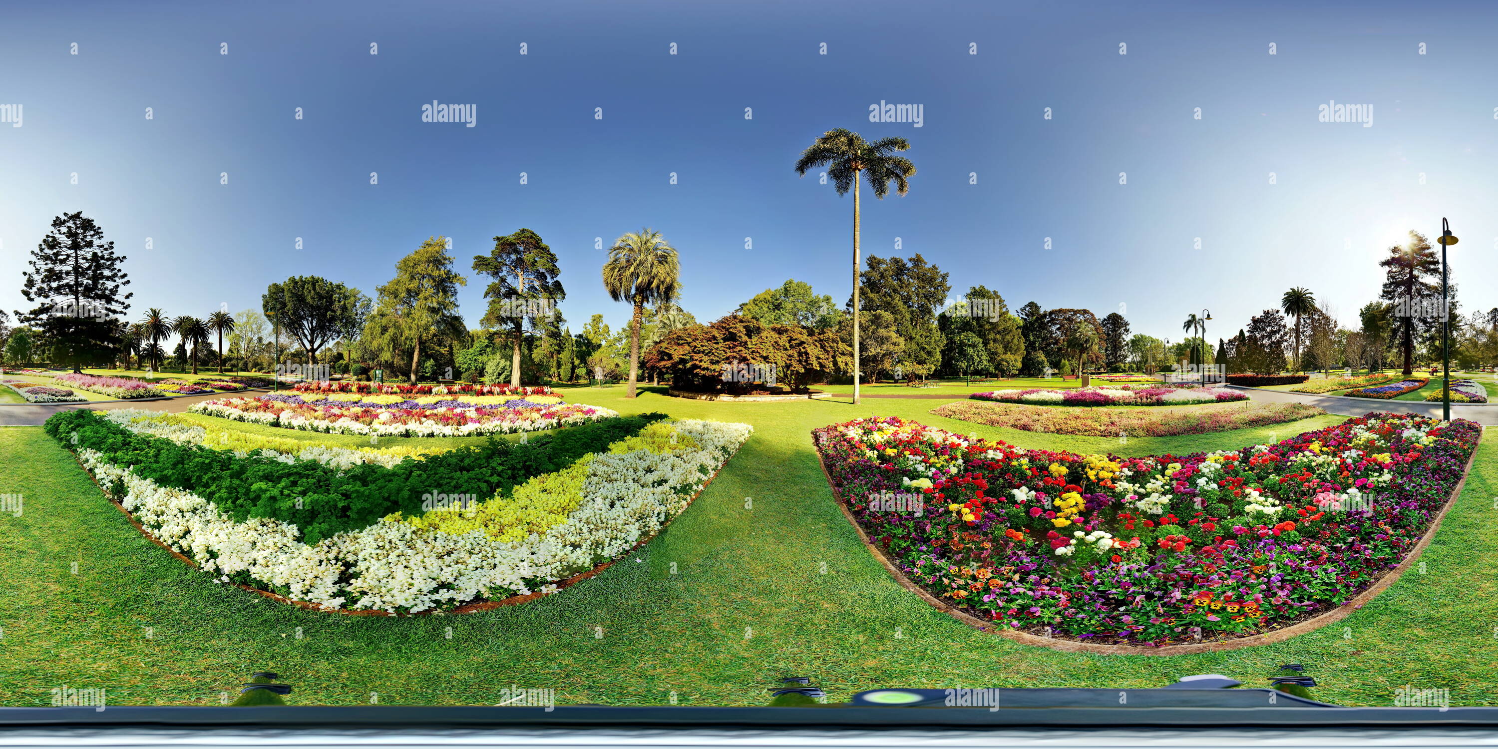 360° view of Queens Park Toowoomba Queensland Australia - Alamy