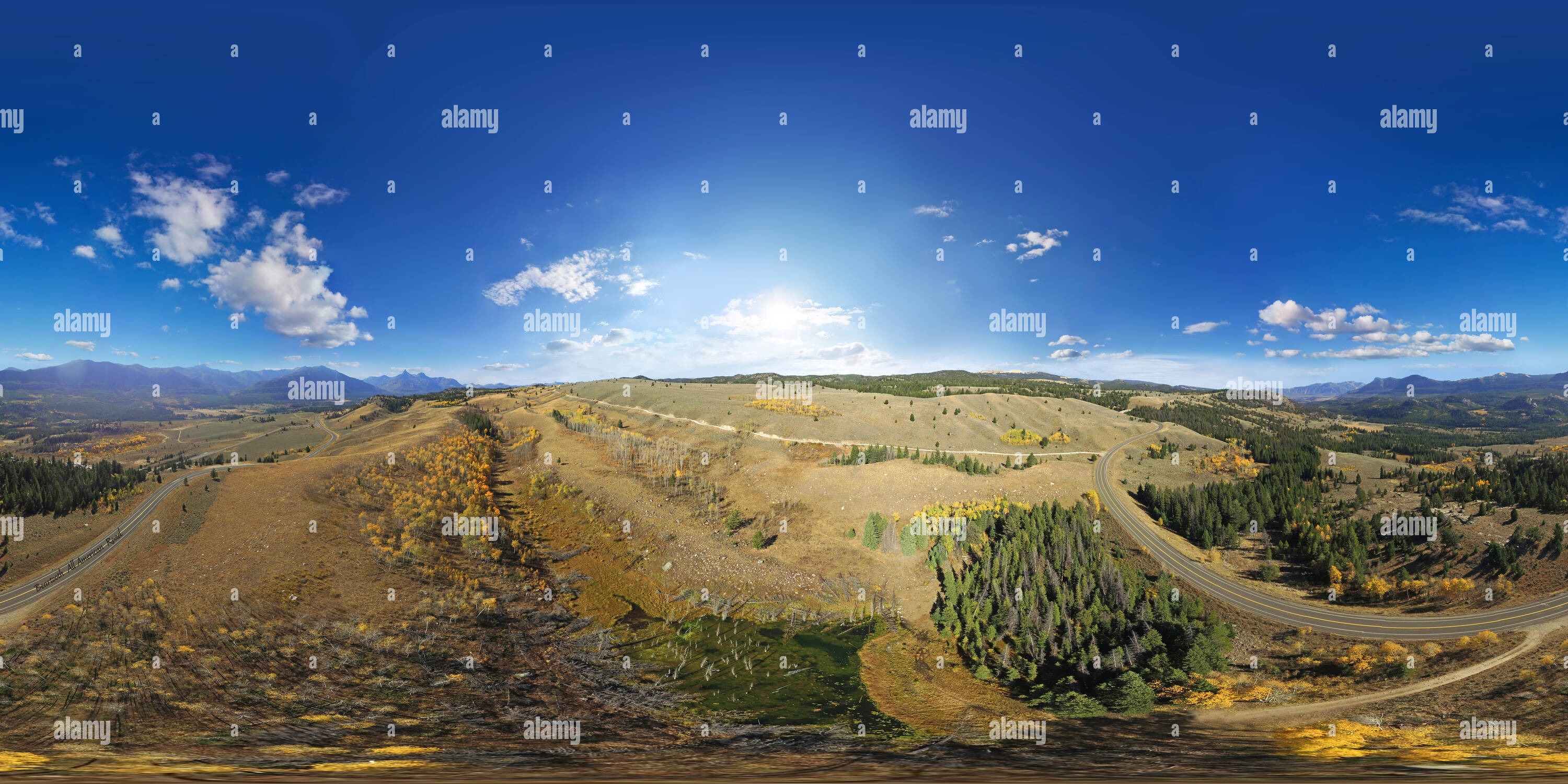 360° view of Pilot Peak Panorama - Alamy