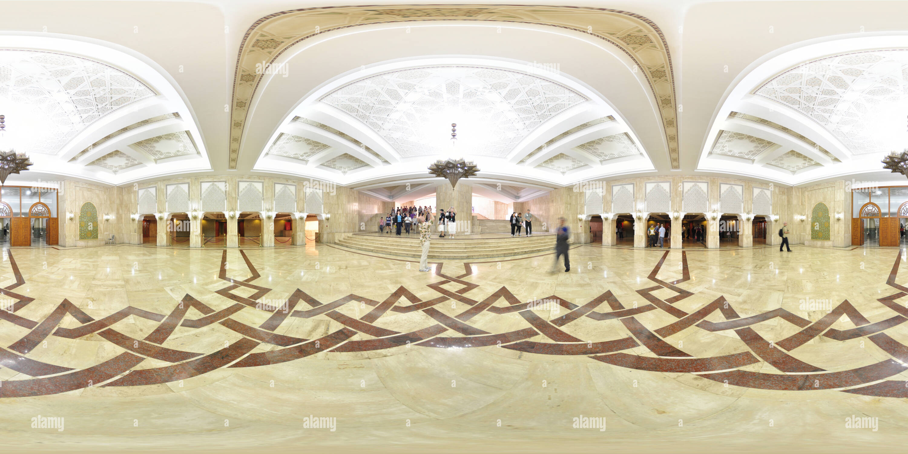 360° view of The Hassan II Mosque Bathhouse 7 - Morocco - Alamy
