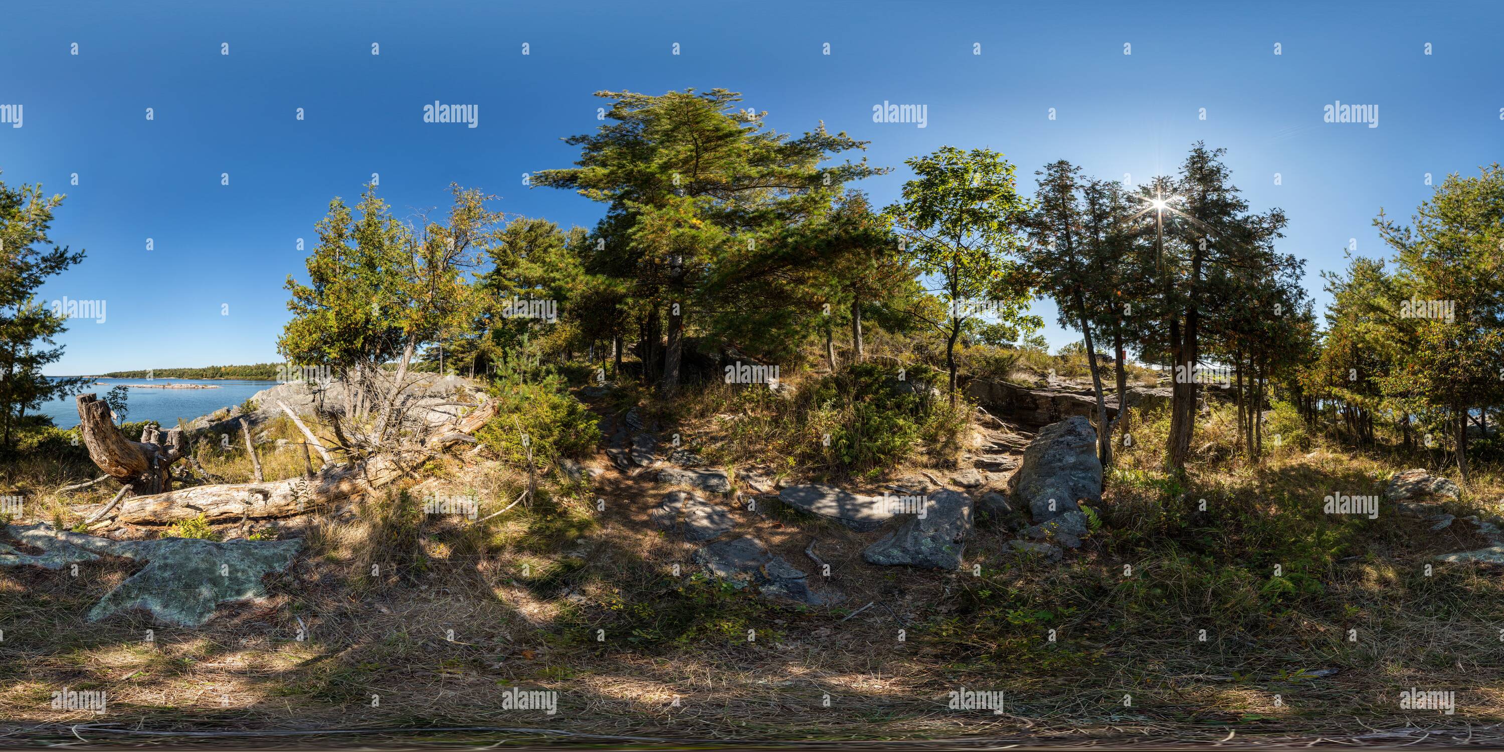 360° view of Near Killbear Point, Killbear Provincial Park - Alamy