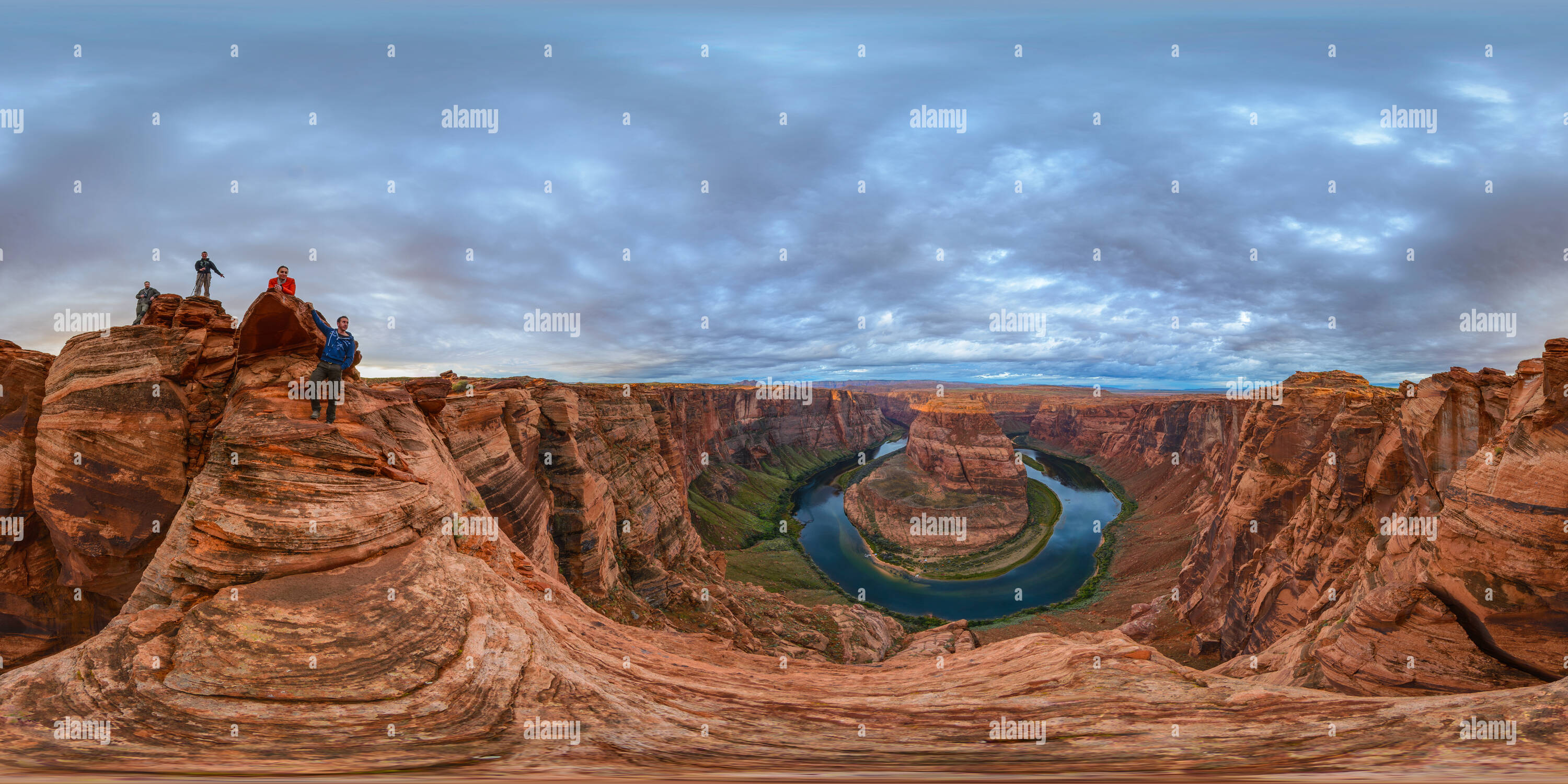 360° view of Horseshoe Bend selfie - Alamy