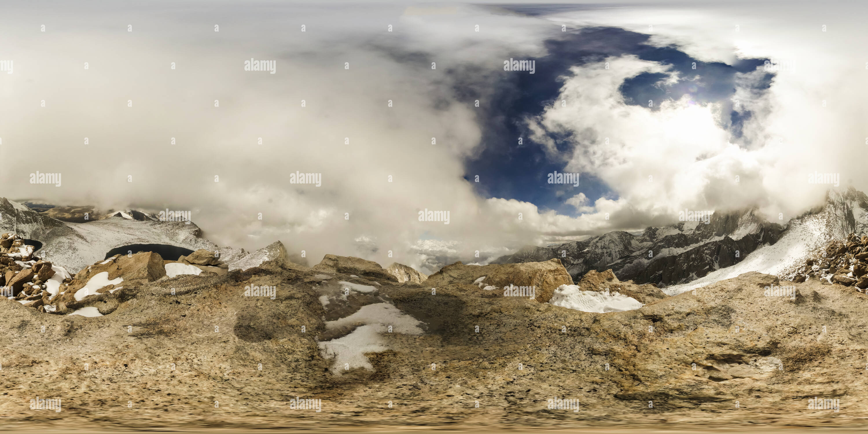 360° view of Mt. Carillon Summit - Alamy