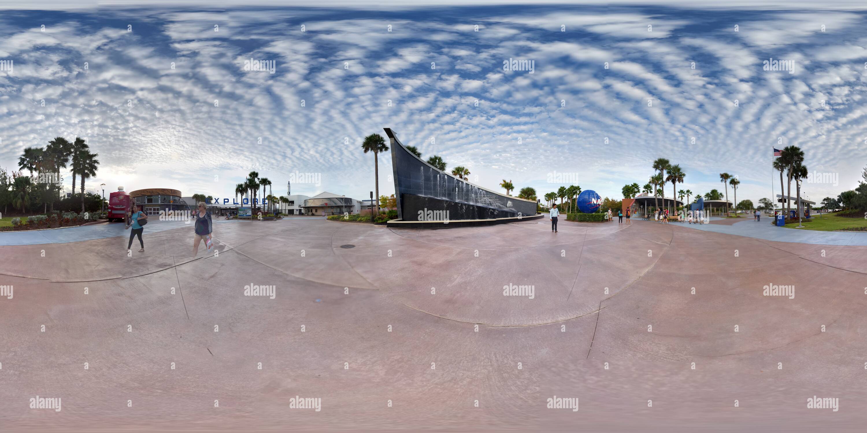 360° view of Rocket Garden KSC - Alamy