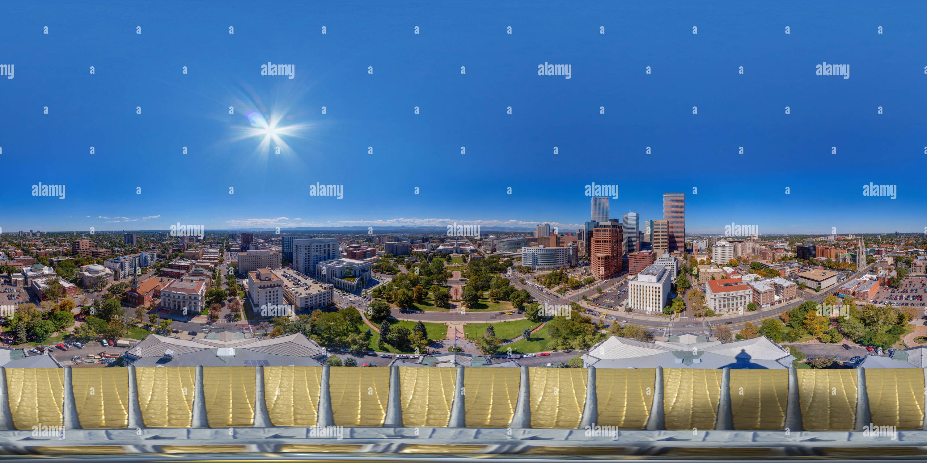 360° view of Colorado State Capitol - Denver Dome View - Alamy