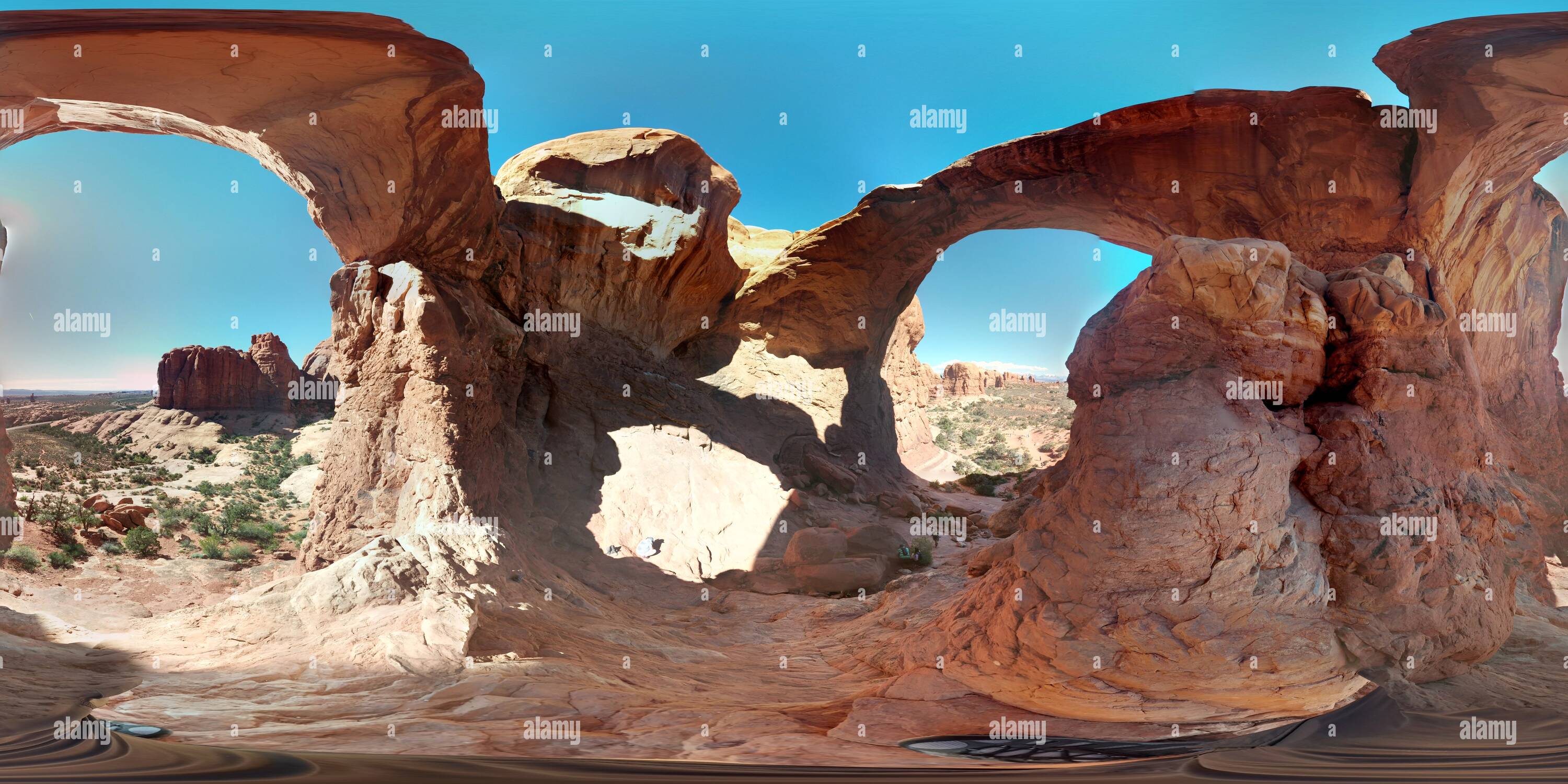 360° view of Double Arch - inside - Alamy