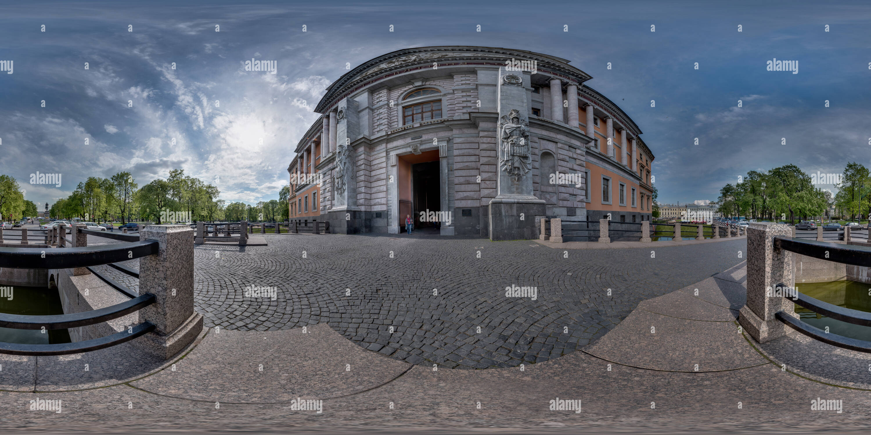 360° view of Saint Michael's Castle - Alamy