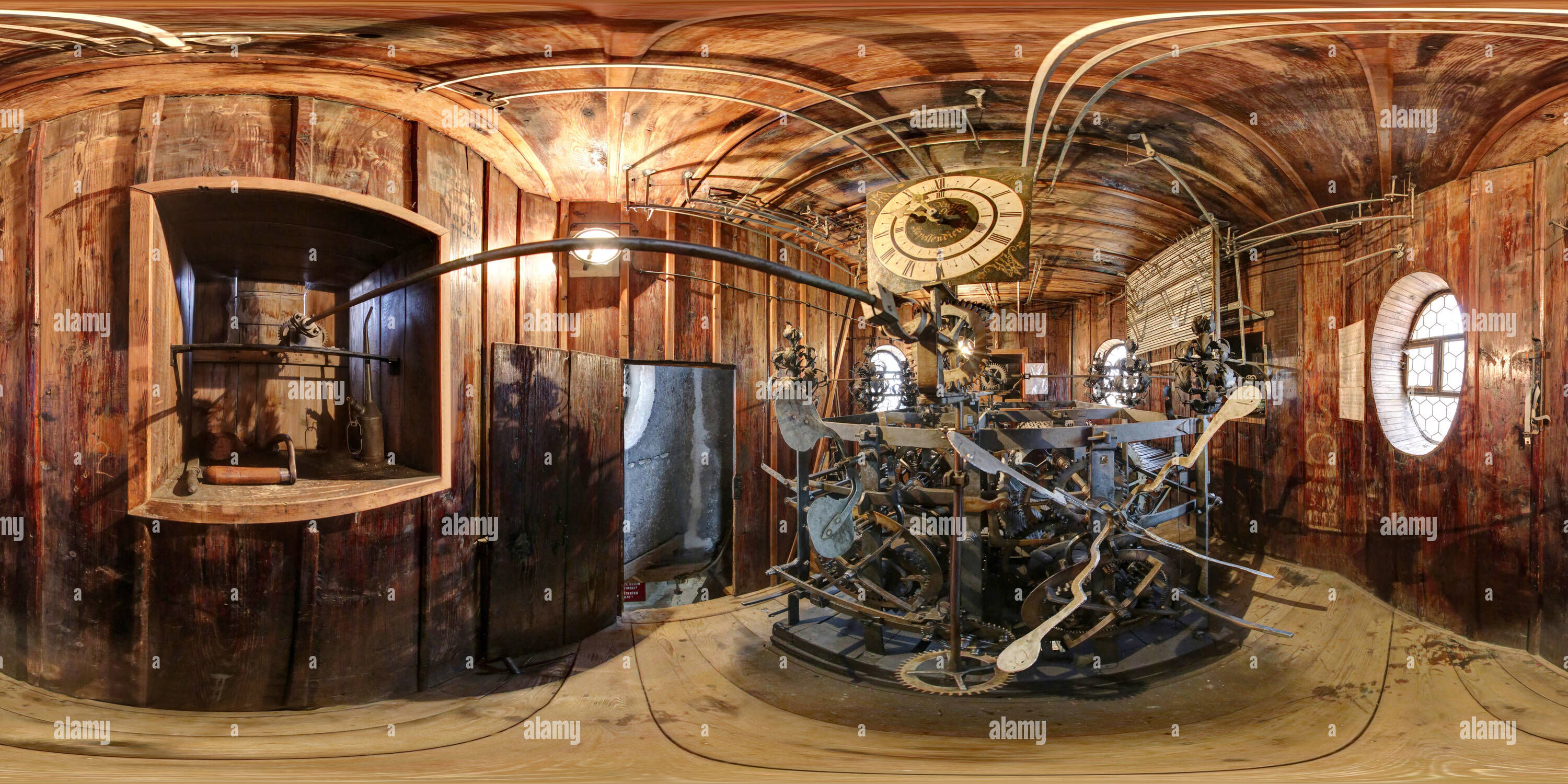 360° view of Prague, Loreta, Baroque Carillon, musical machine - Alamy