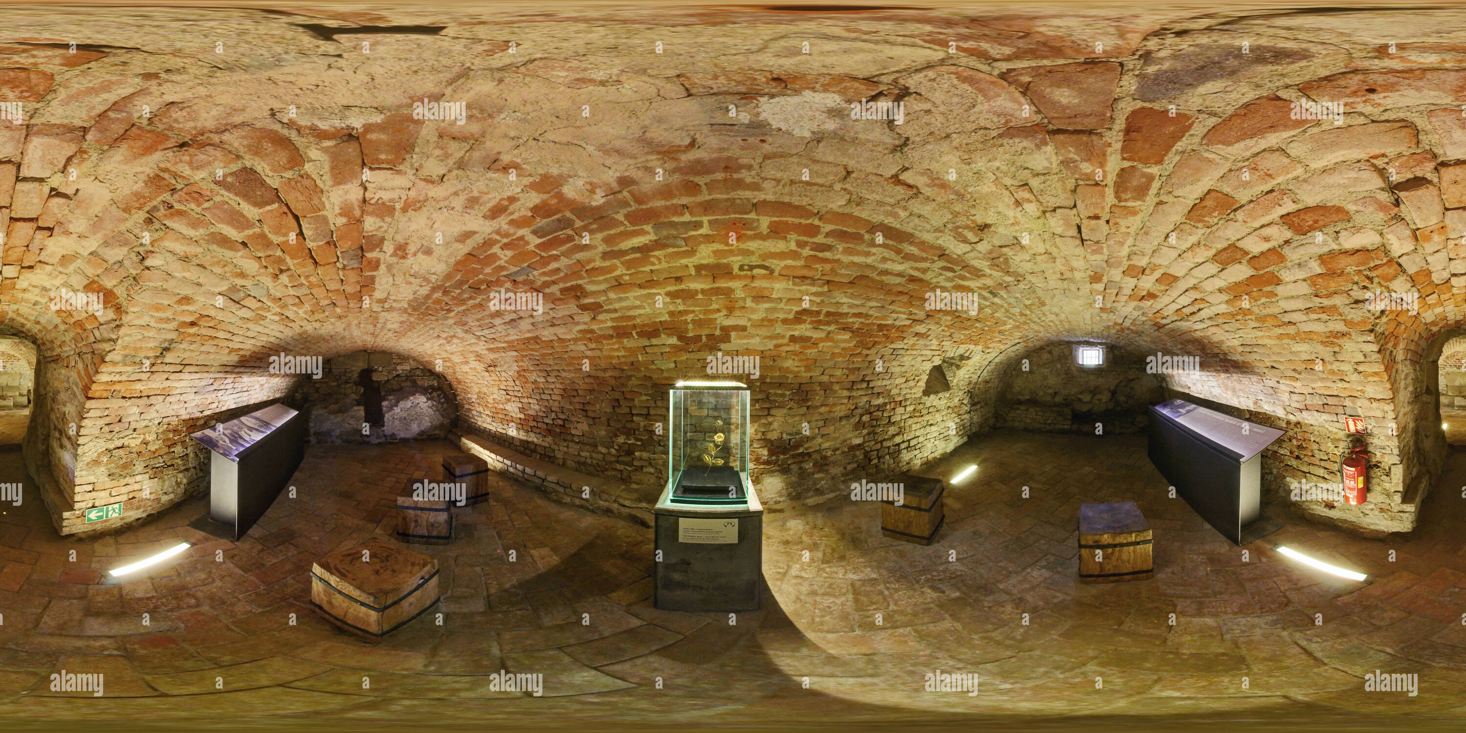 360° view of Velehrad basilica, lapidary, exposure1 - Alamy