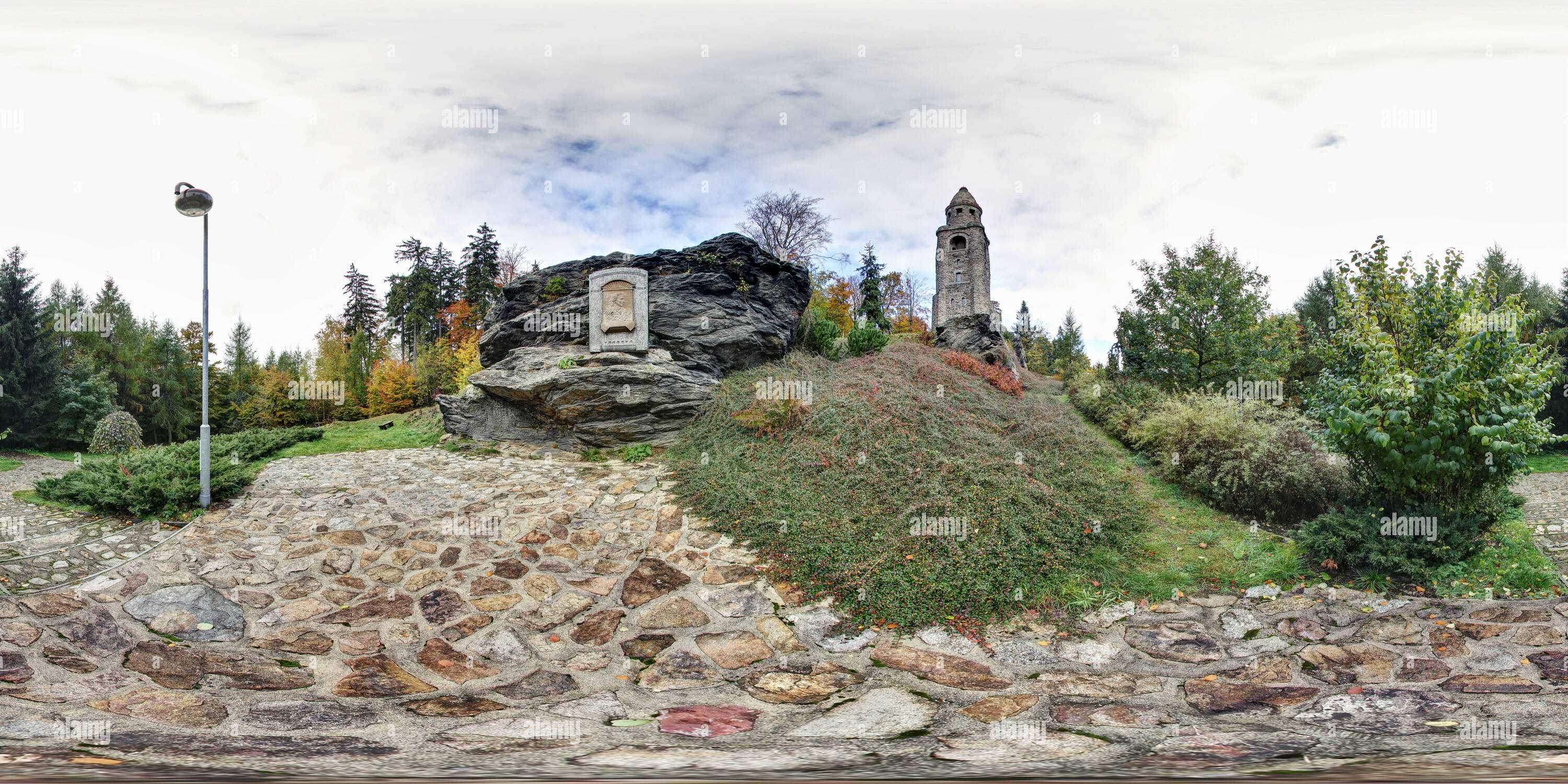 360° view of As, tower, Goethe - Alamy
