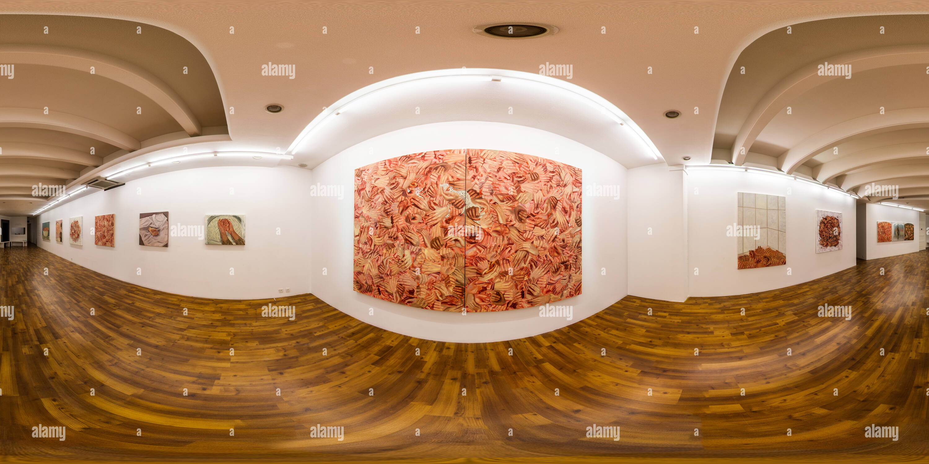 360° view of Etemad Gallery Dec 2015 Sepideh Nourmohammad Manesh Hand ...