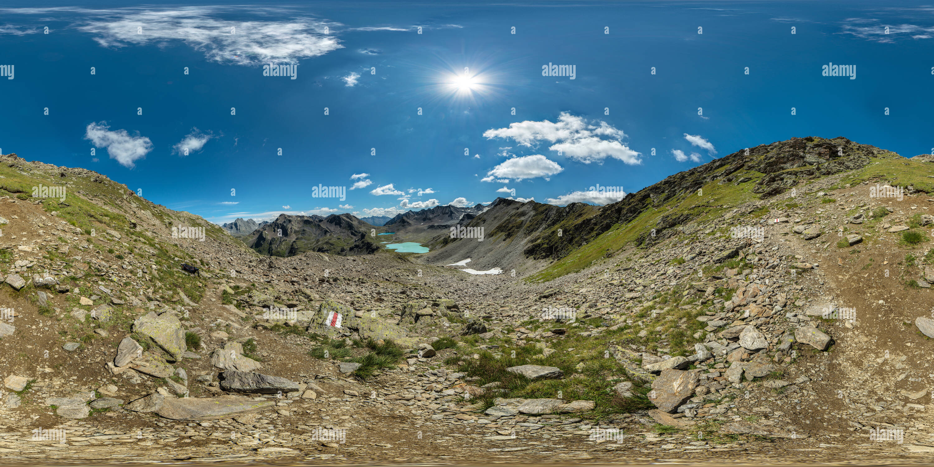 360° view of Joeri Lakes 11 Switzerland - Alamy
