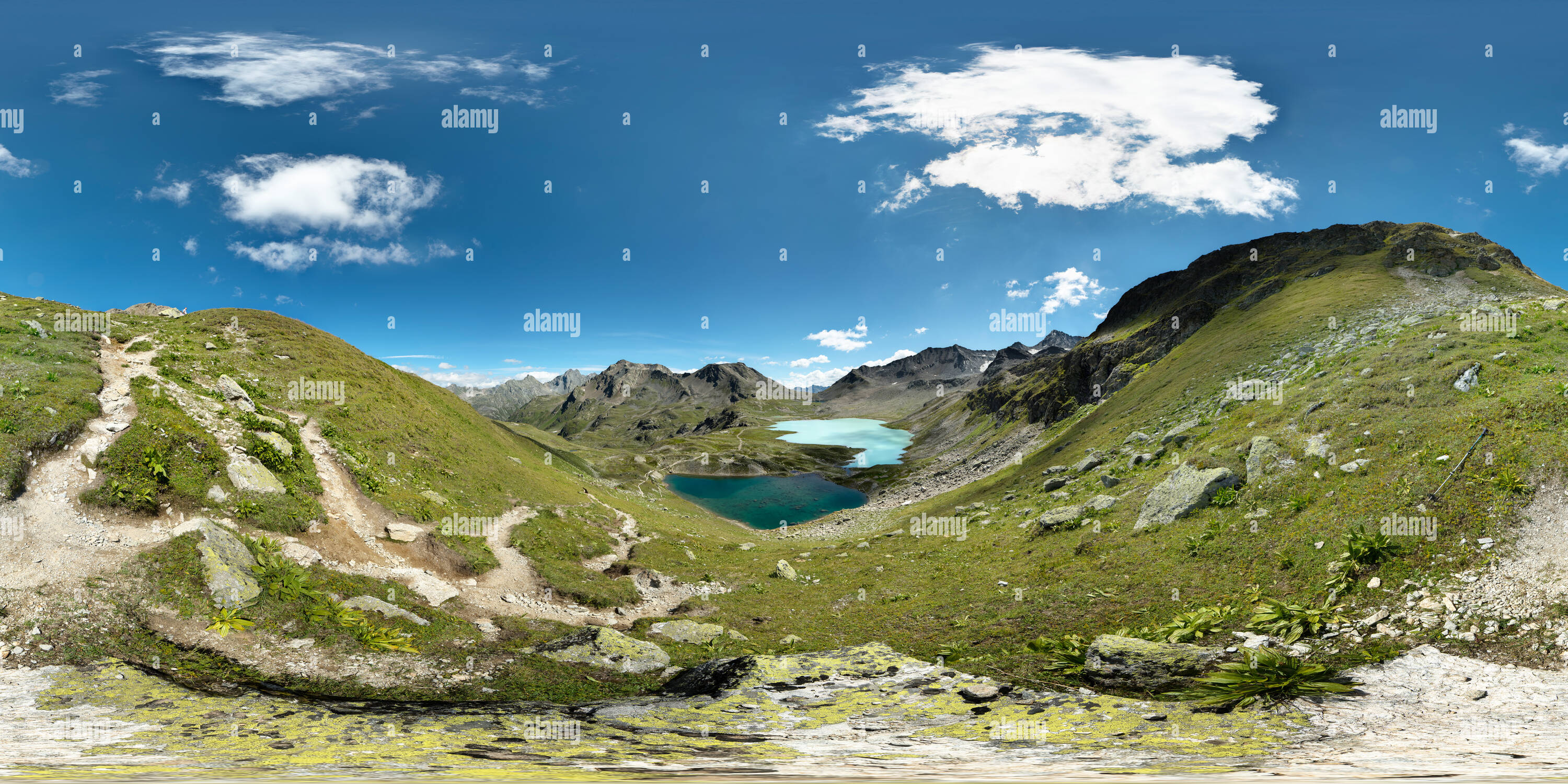 360° view of Joeri Lakes 13 Switzerland - Alamy