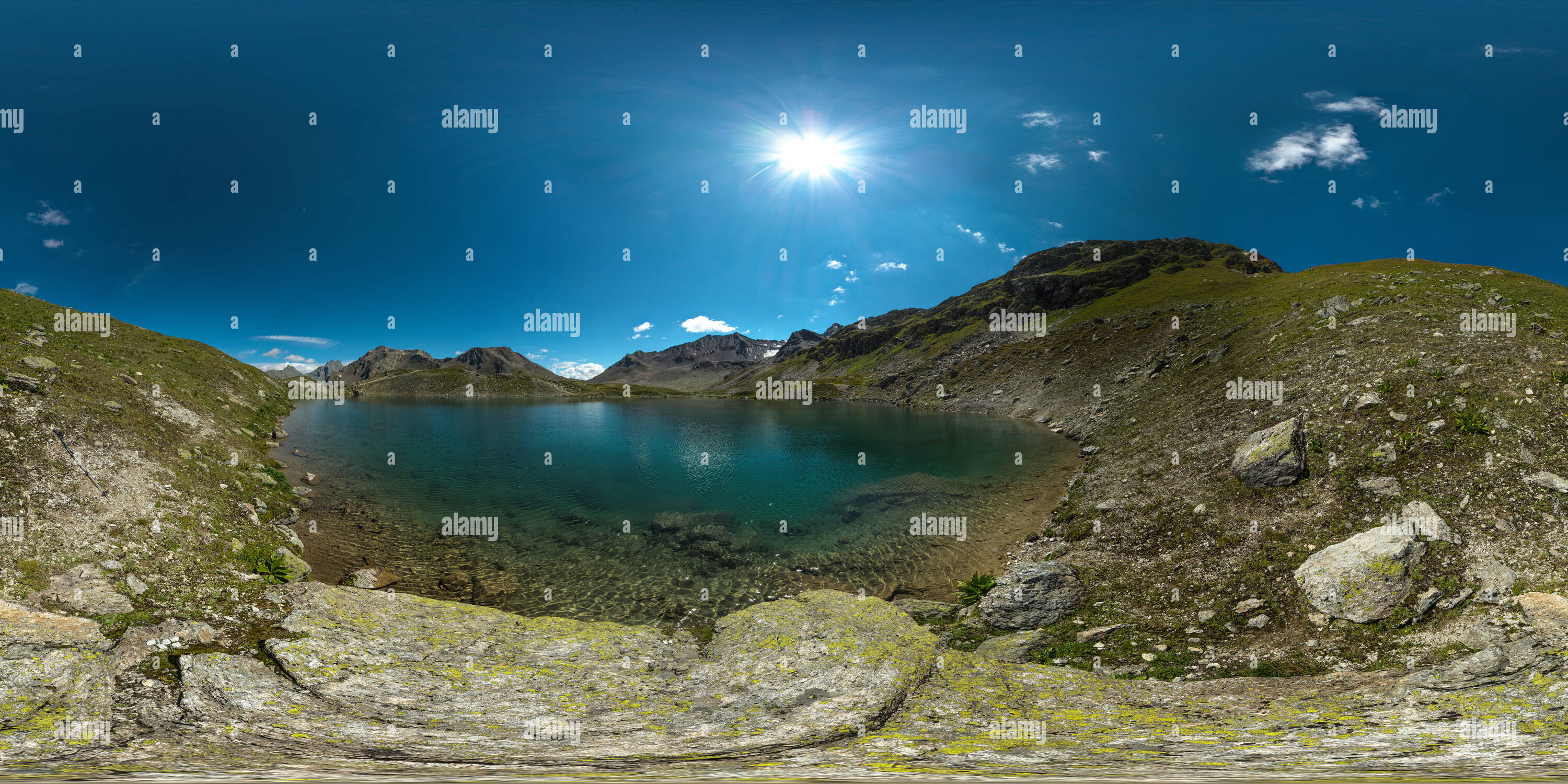 360° view of Joeri Lakes 15 Switzerland - Alamy