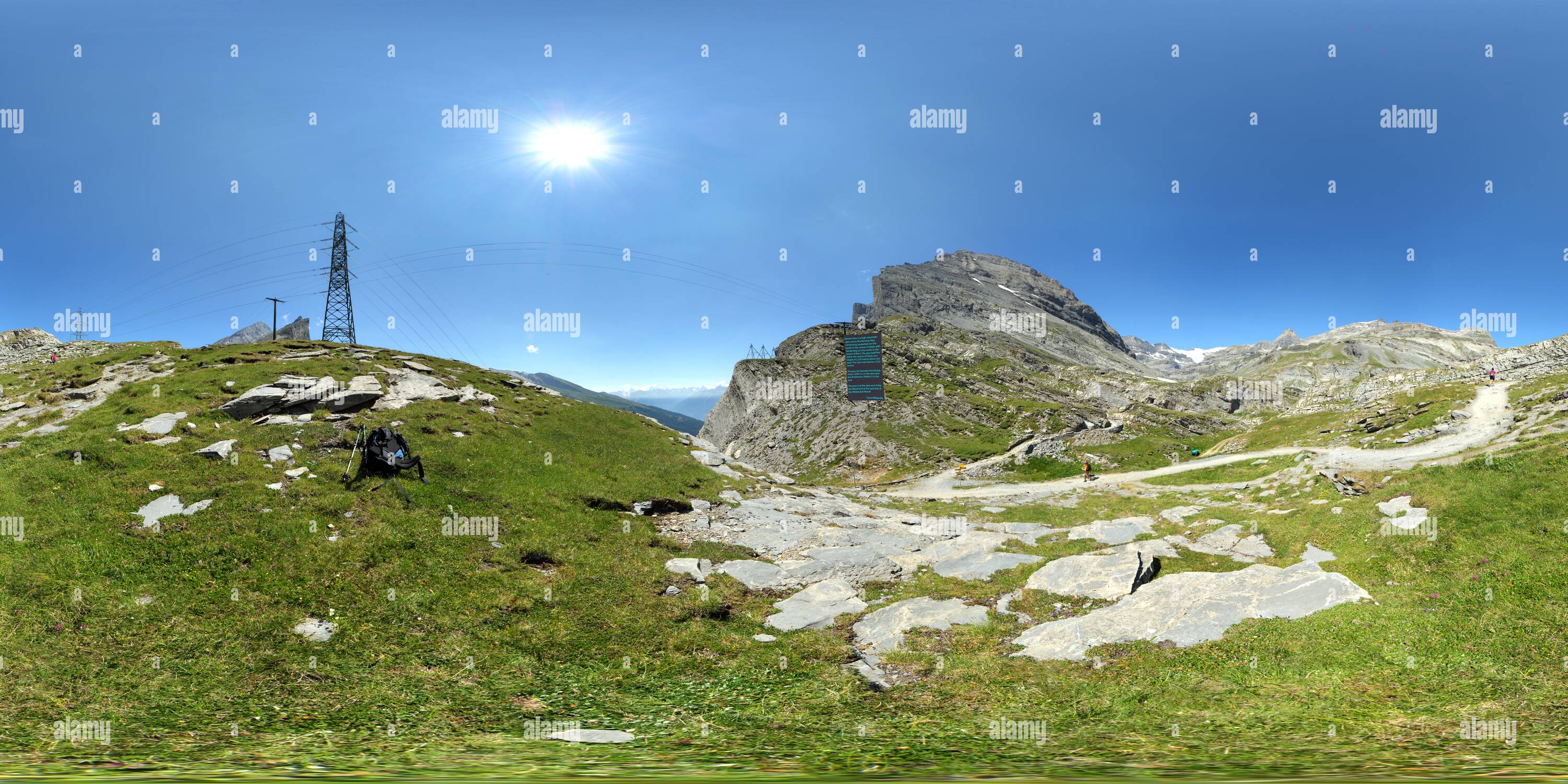 360° view of Gemmi Pass 09 Valais Switzerland - Alamy