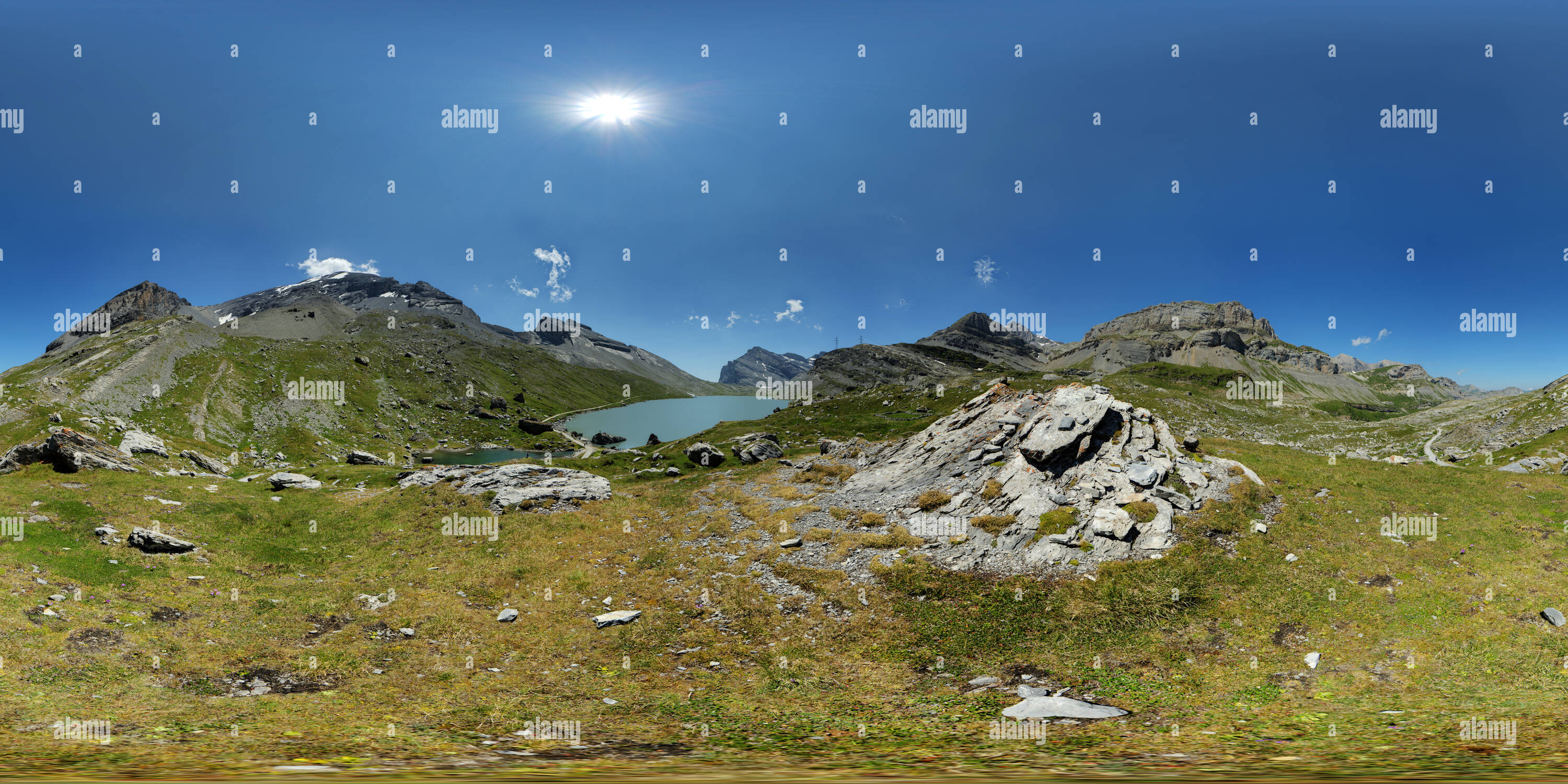 360° view of Gemmi Pass 12 Valais Switzerland - Alamy