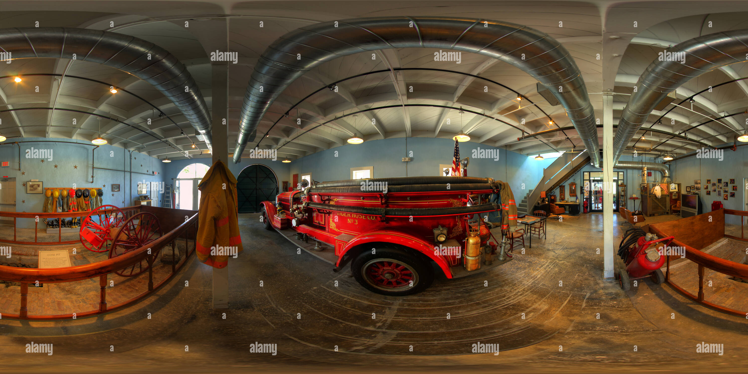 360° view of Key West Firehouse Museum Key West Fl Engine View - Alamy