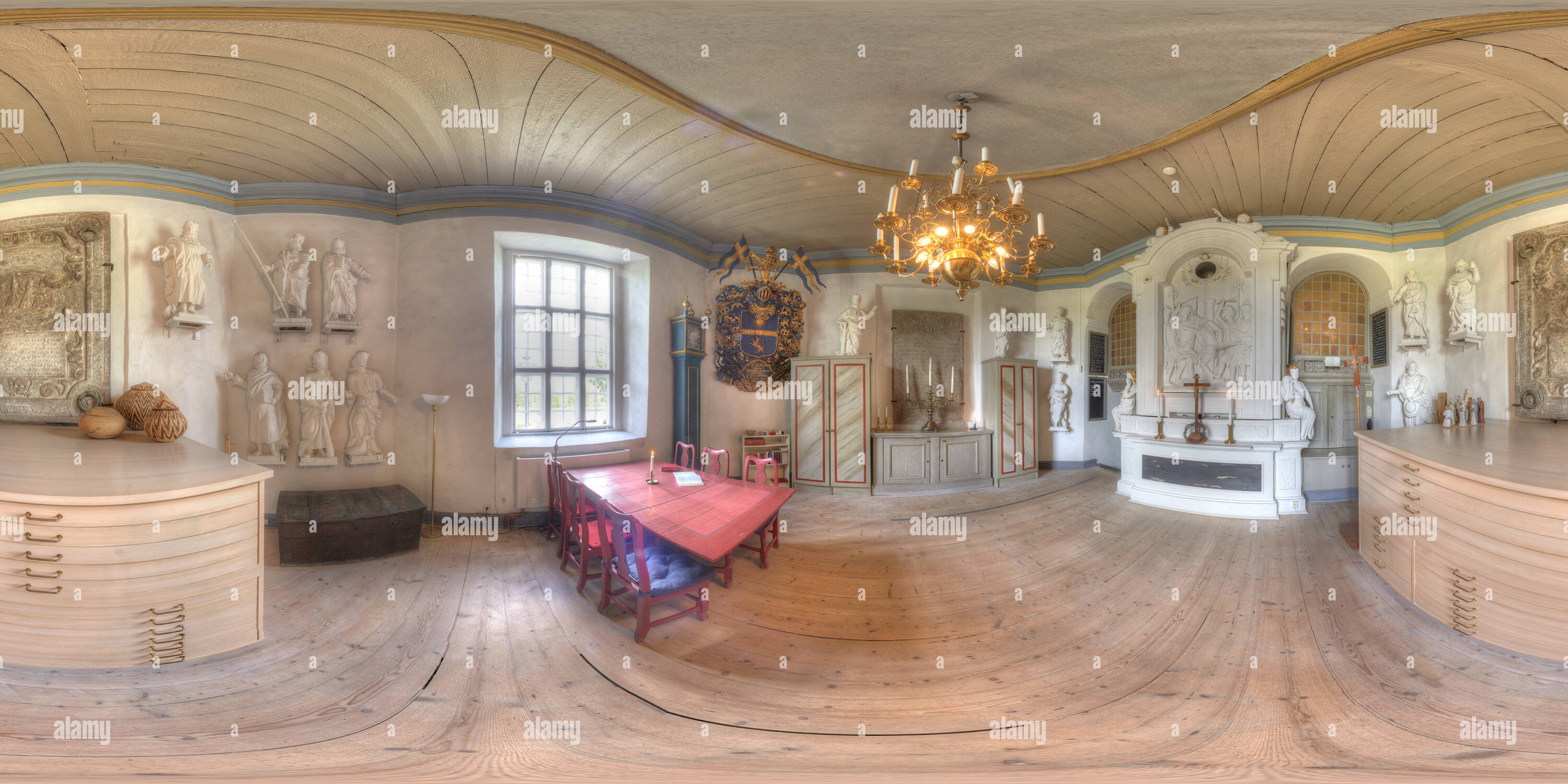 360° view of Onsala Church sacristy - Alamy