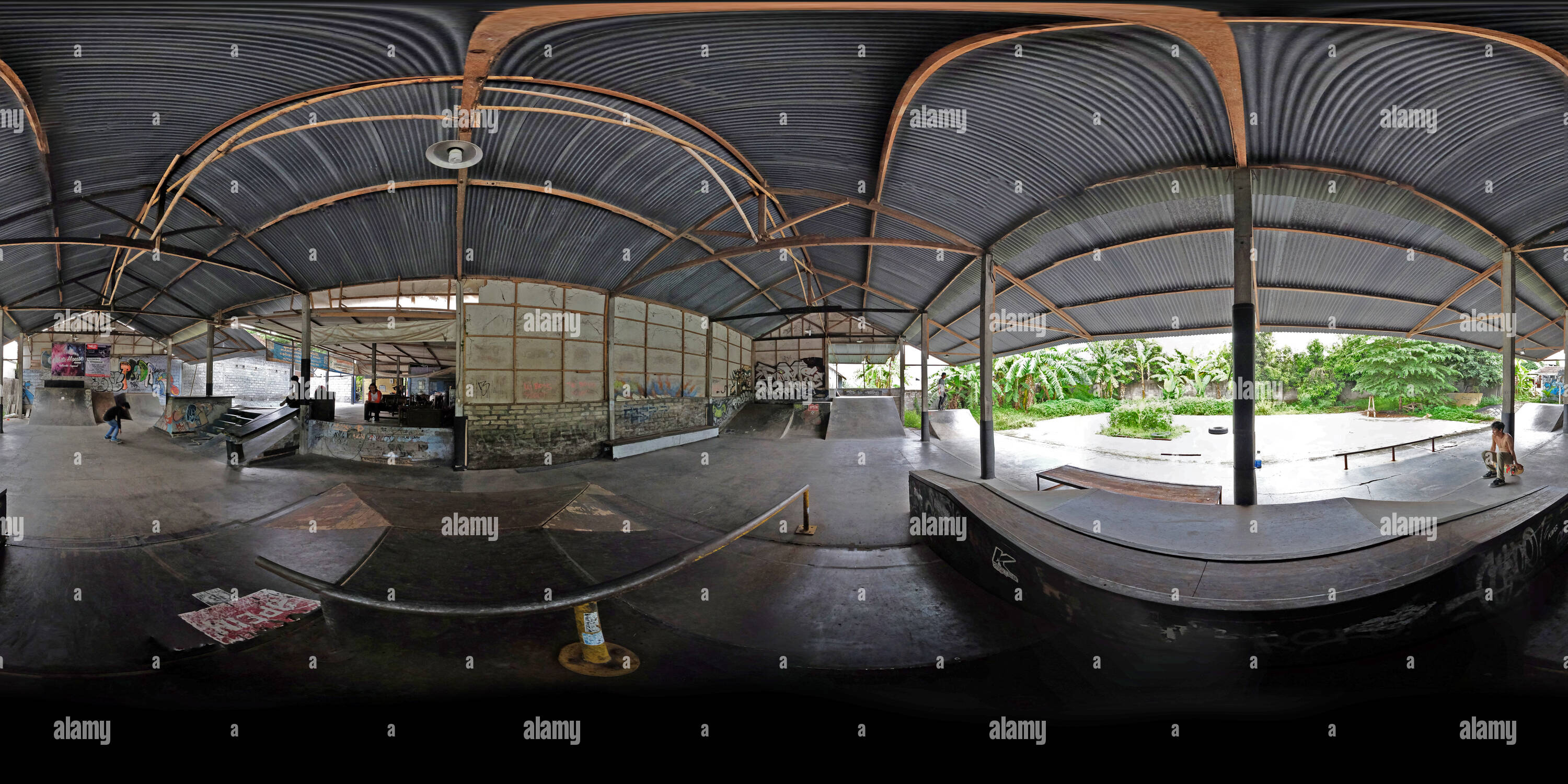 360° view of Predator Skate Park - Alamy