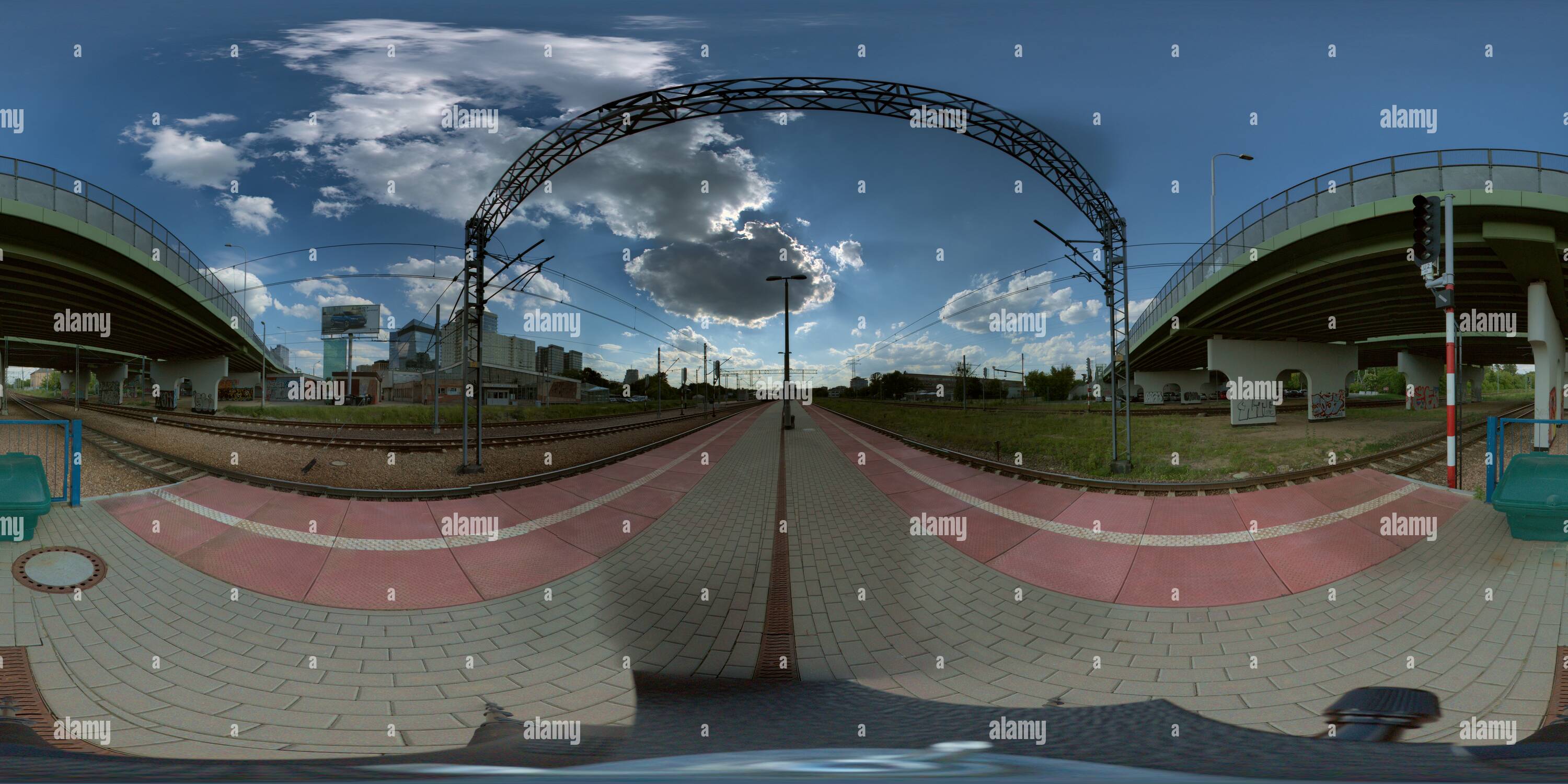 360° view of Warszawa Gdańska 02 - Alamy