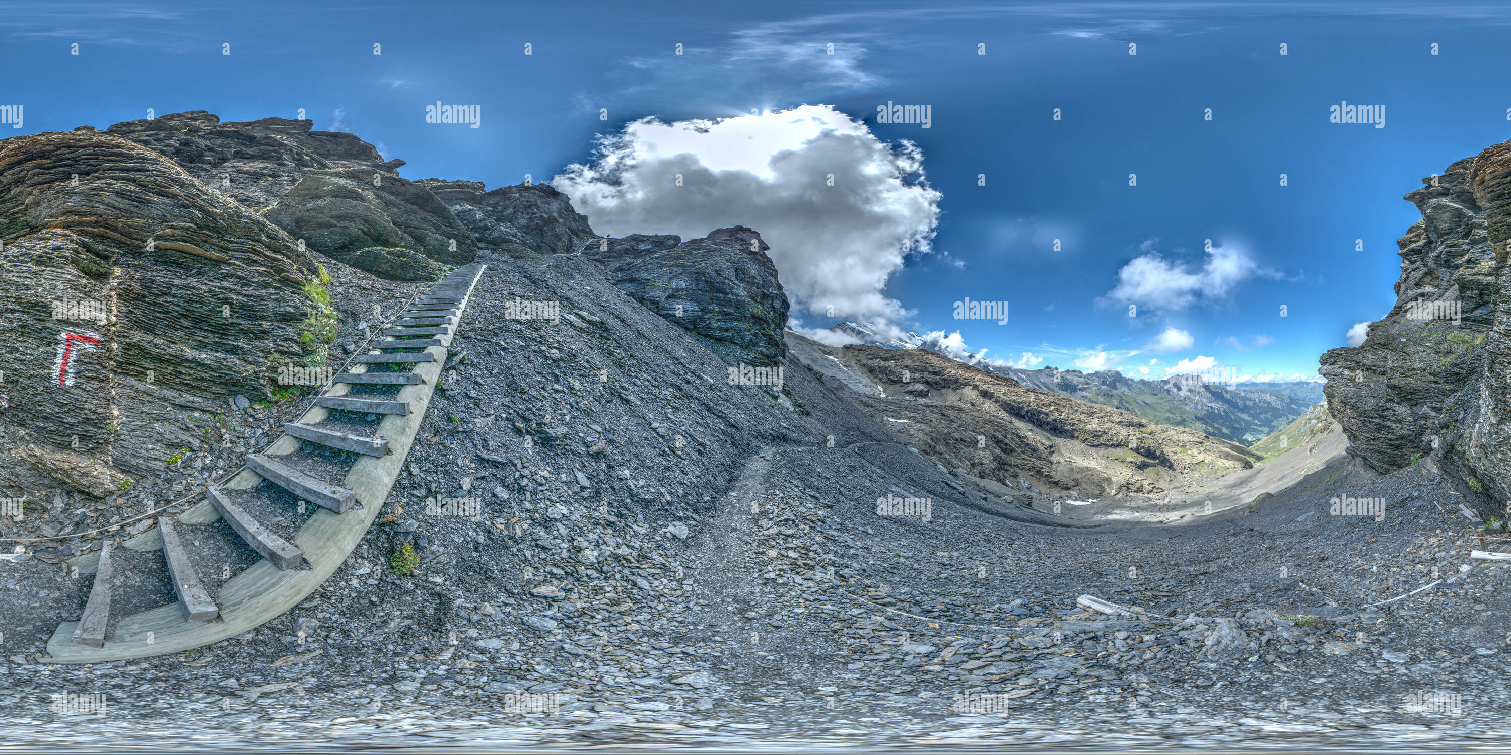 360° view of Sefinenfurgga Pass 12 Switzerland - Alamy