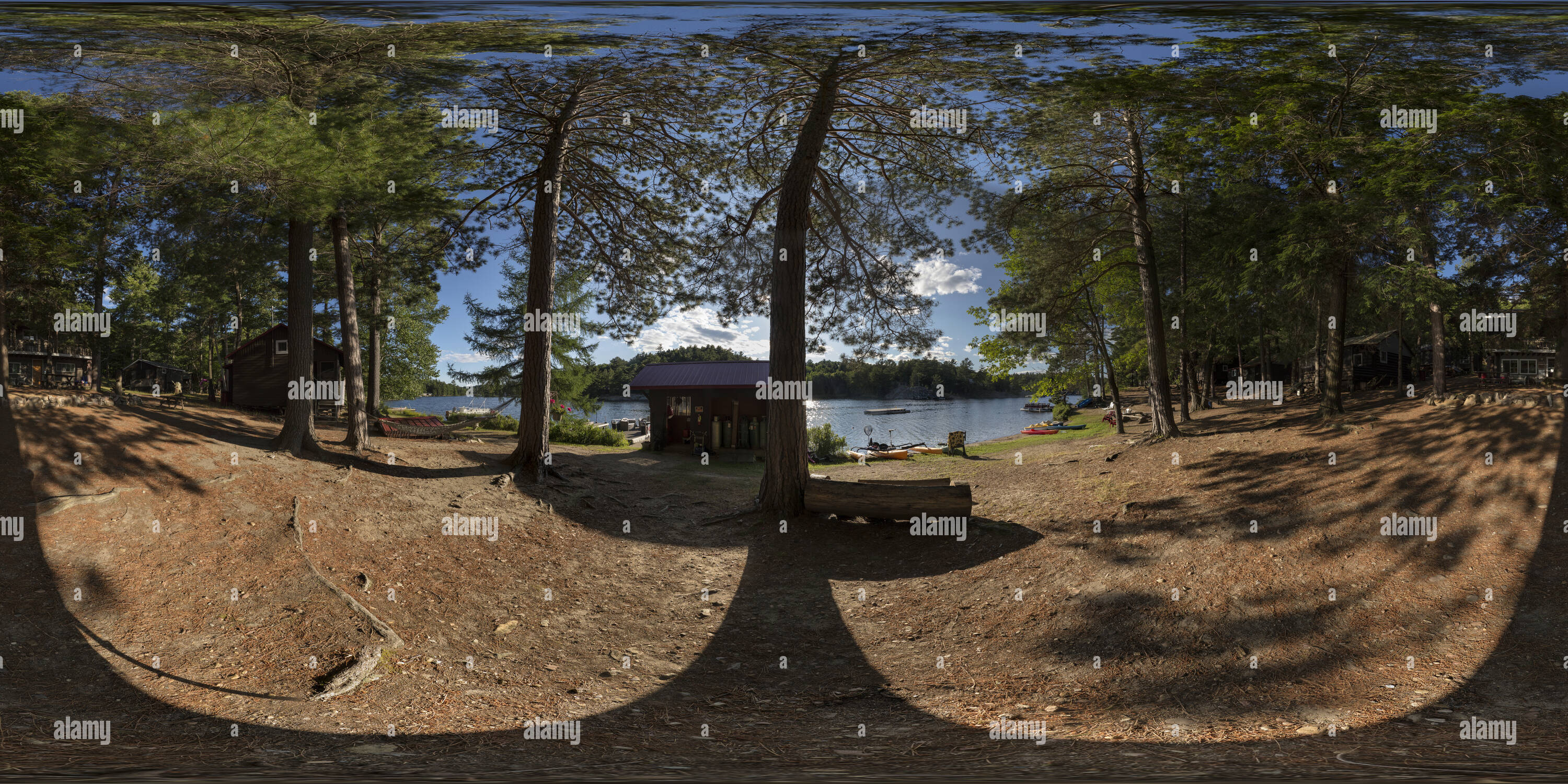 360° view of Charlton Lake Camp - Alamy
