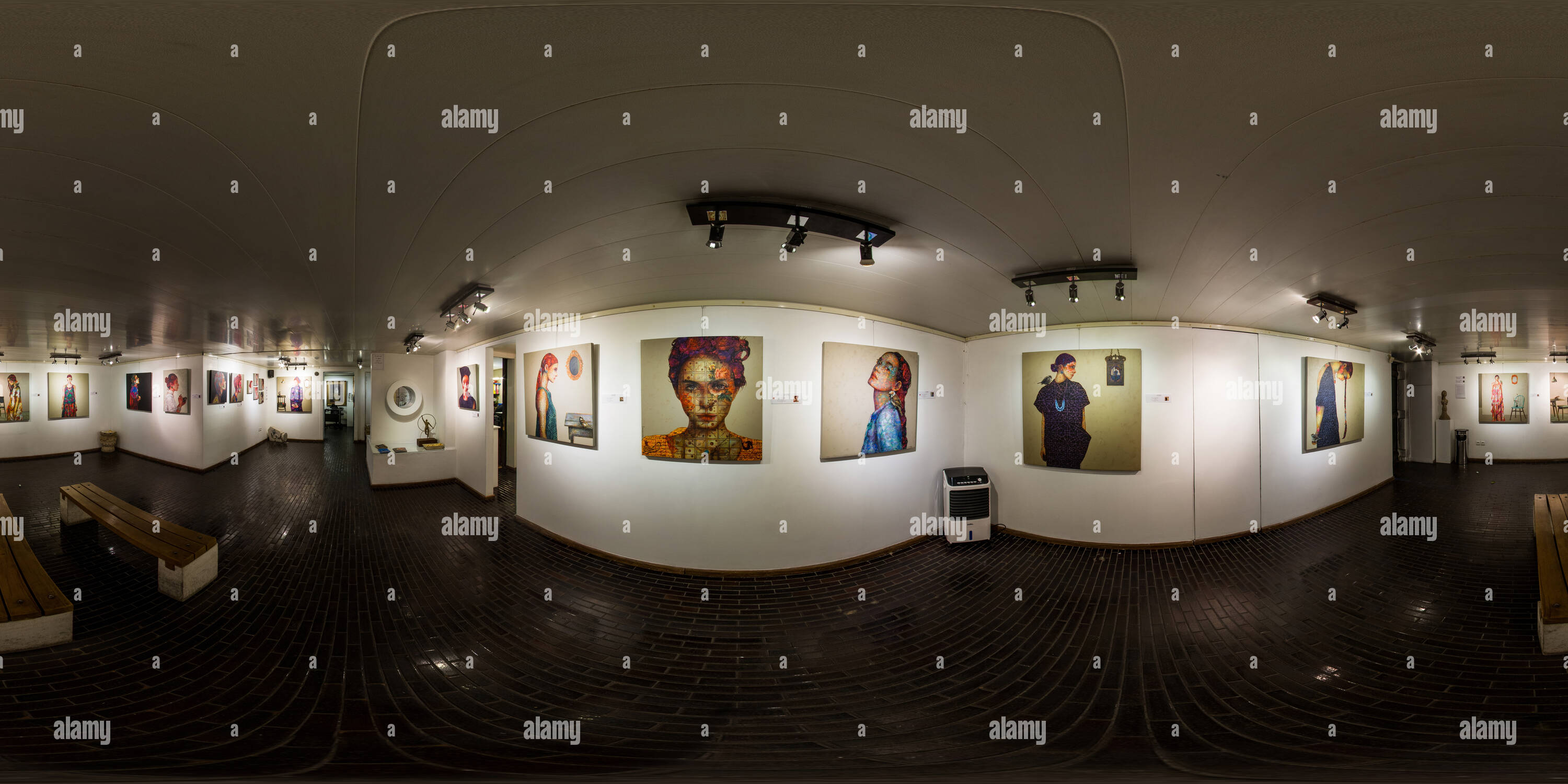360° view of Seyhoun Art Gallery Jan 2016 Solmaz Tohidloo Spring Is ...