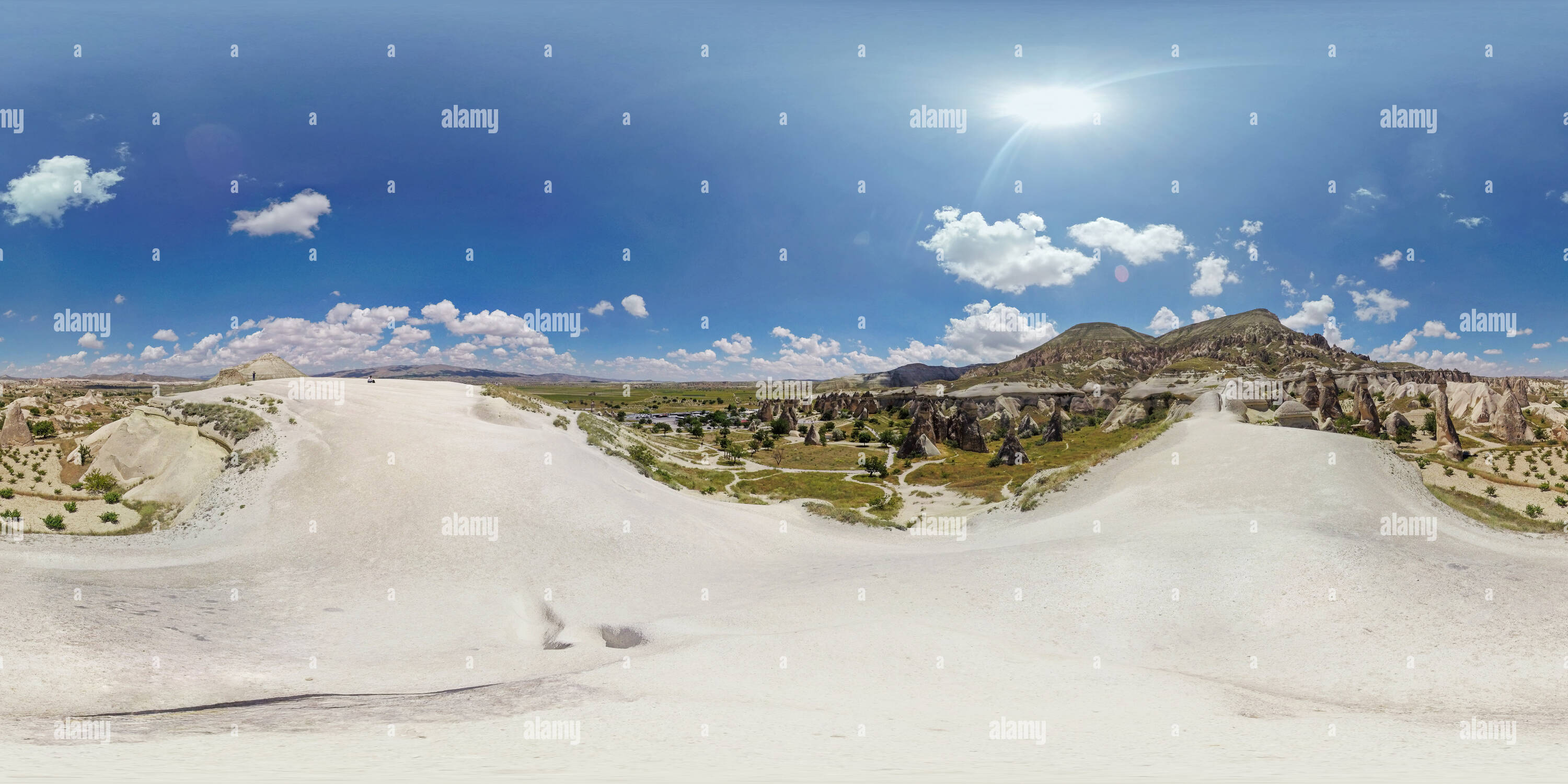 360° view of Pasabag rock formations from the plateau - Alamy