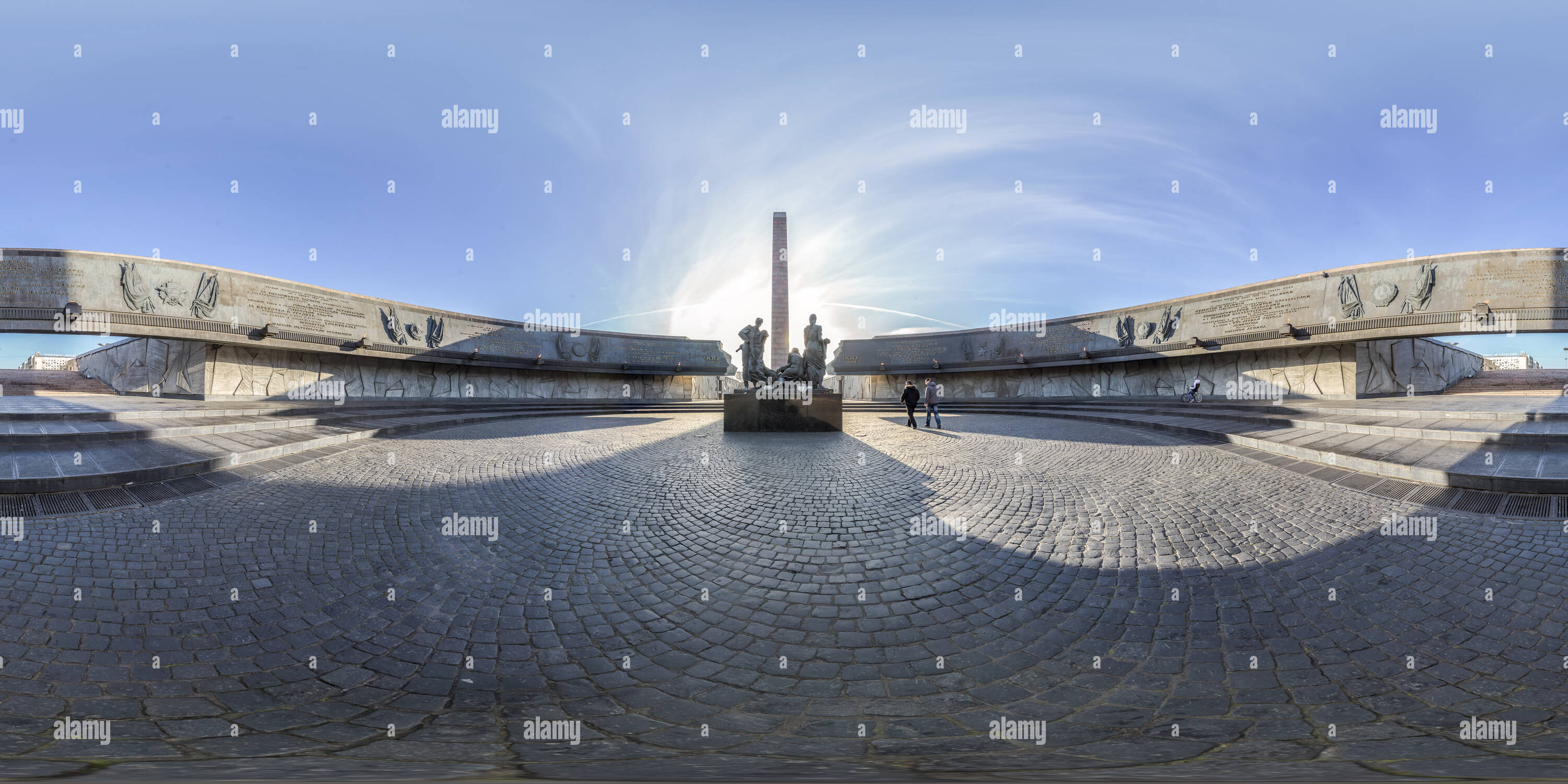 360° view of Victory Square, Saint Petersburg - Alamy