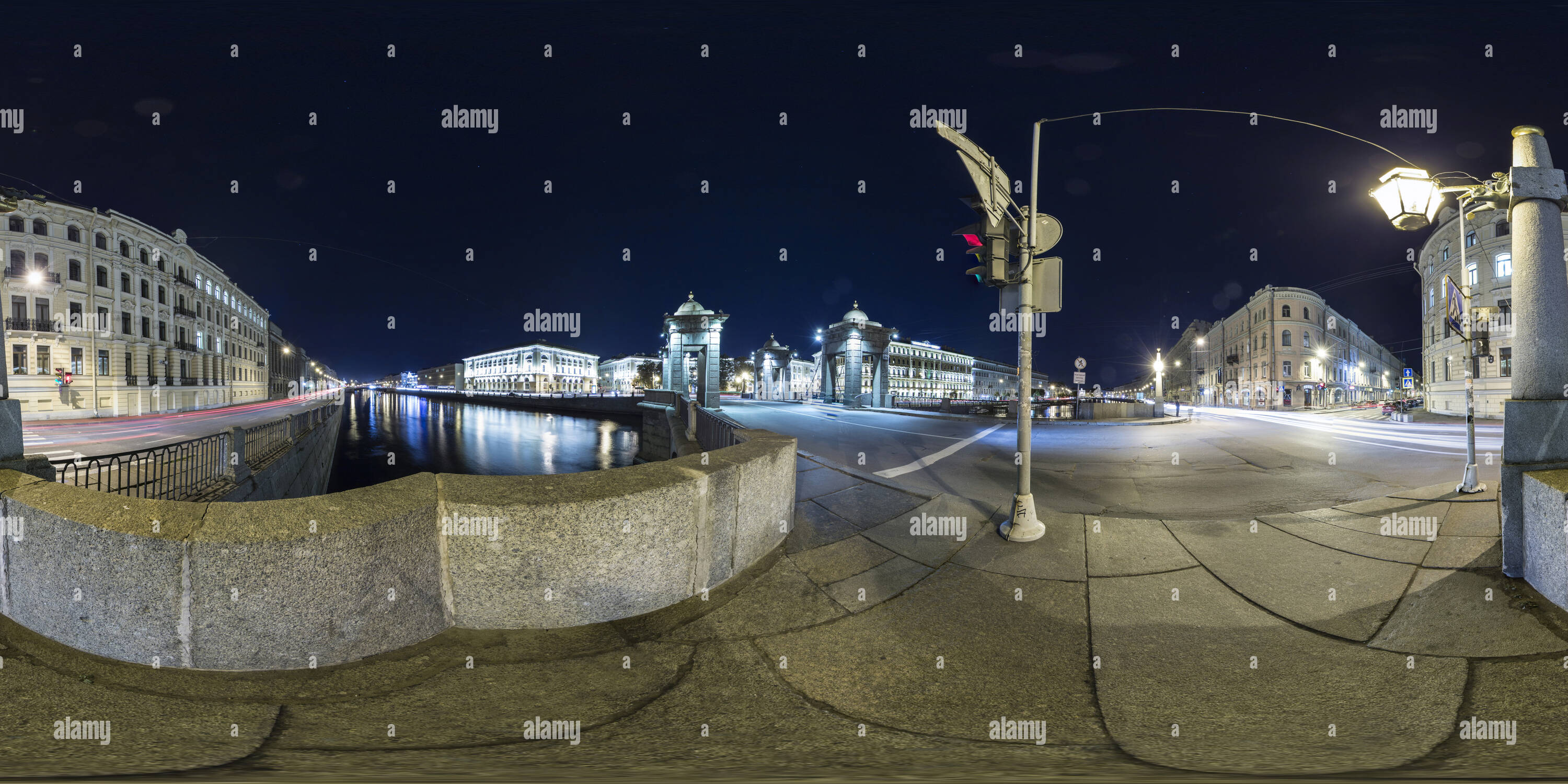 360° view of Near Lomonosov bridge, Saint-Petersburg, Russia - Alamy