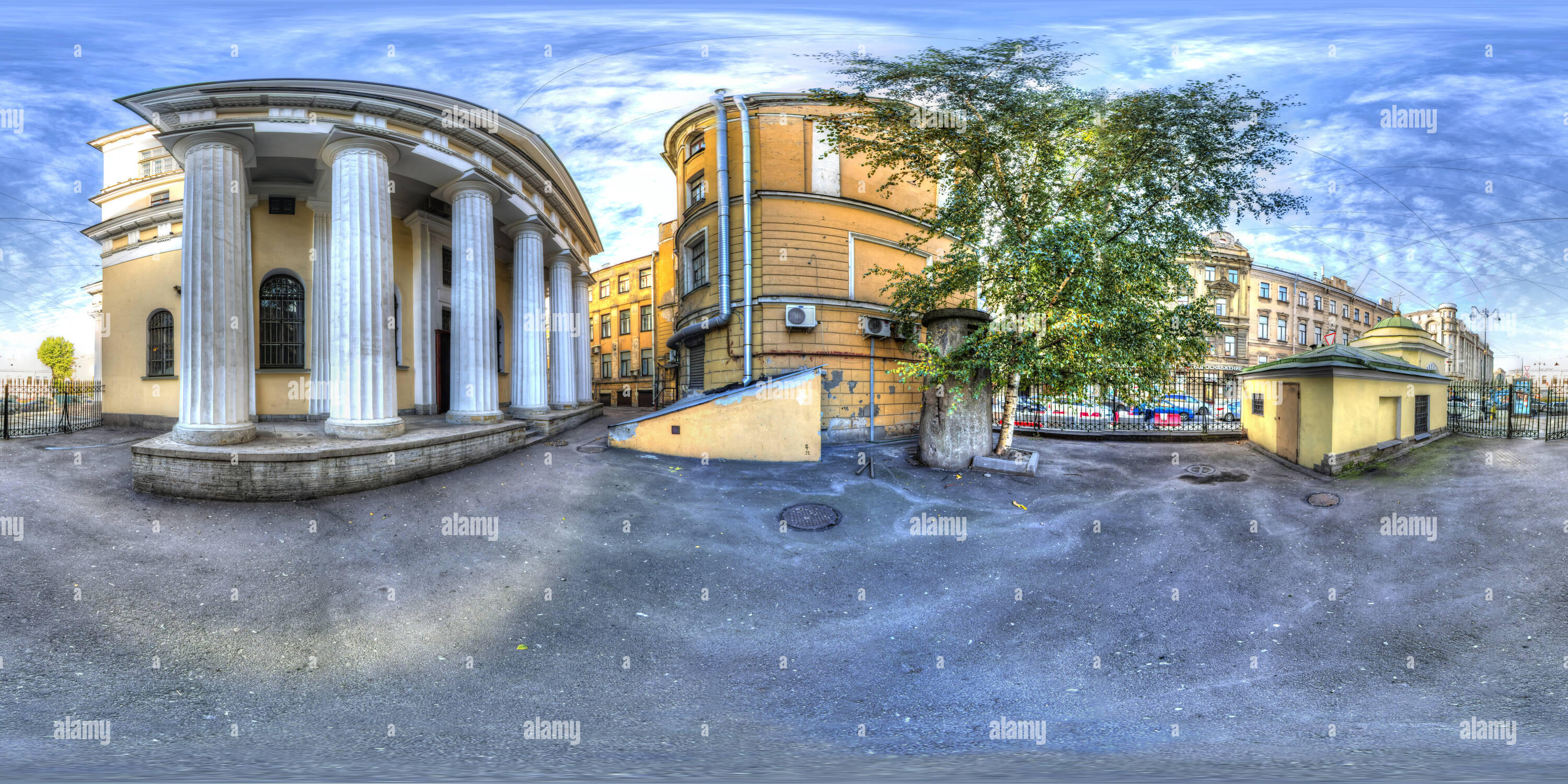 360° view of Courtyard near Musey Arktiki i Antarktiki, Saint ...