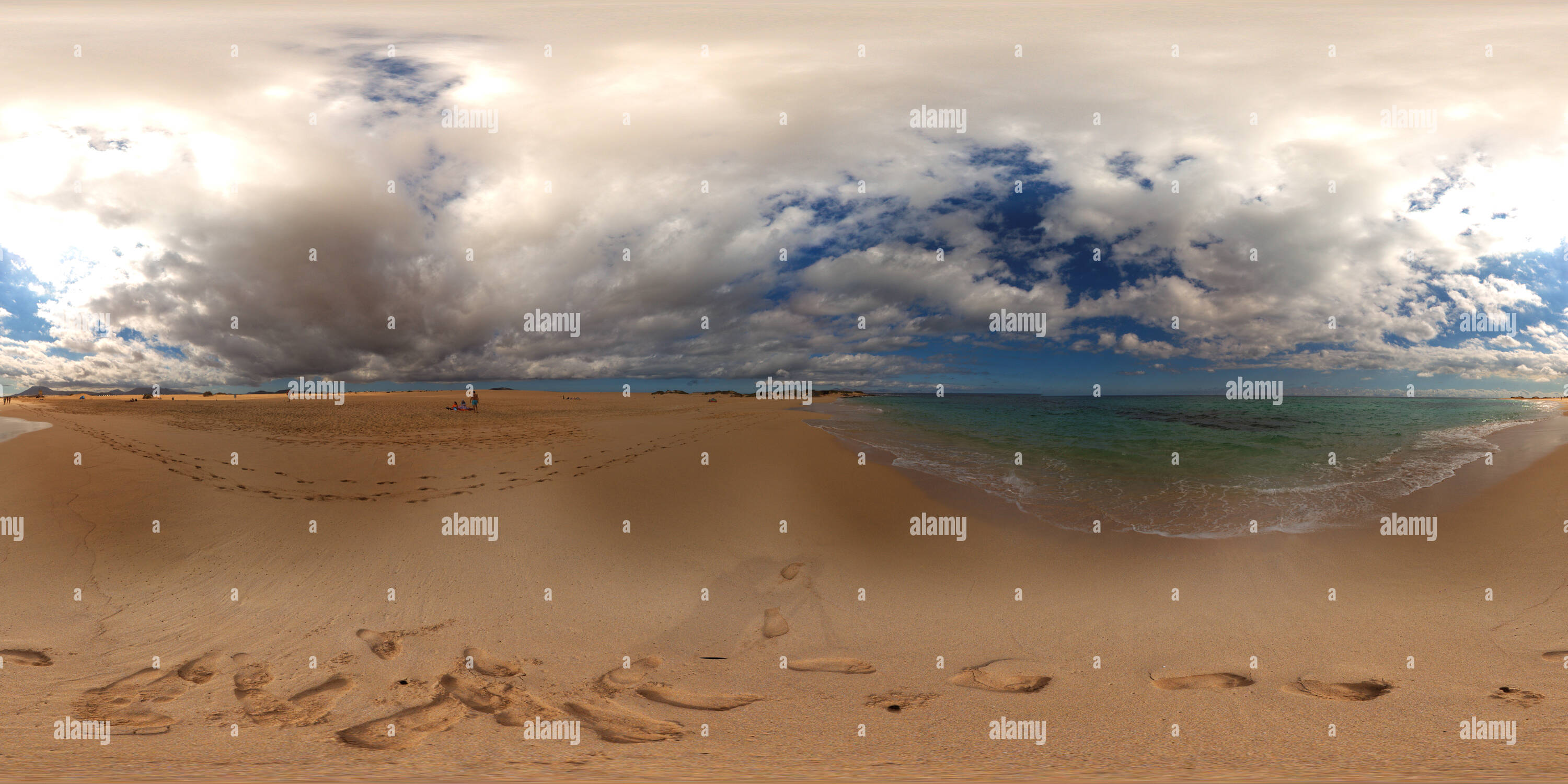 360° view of Parque Natural Corralejo 05 - Alamy