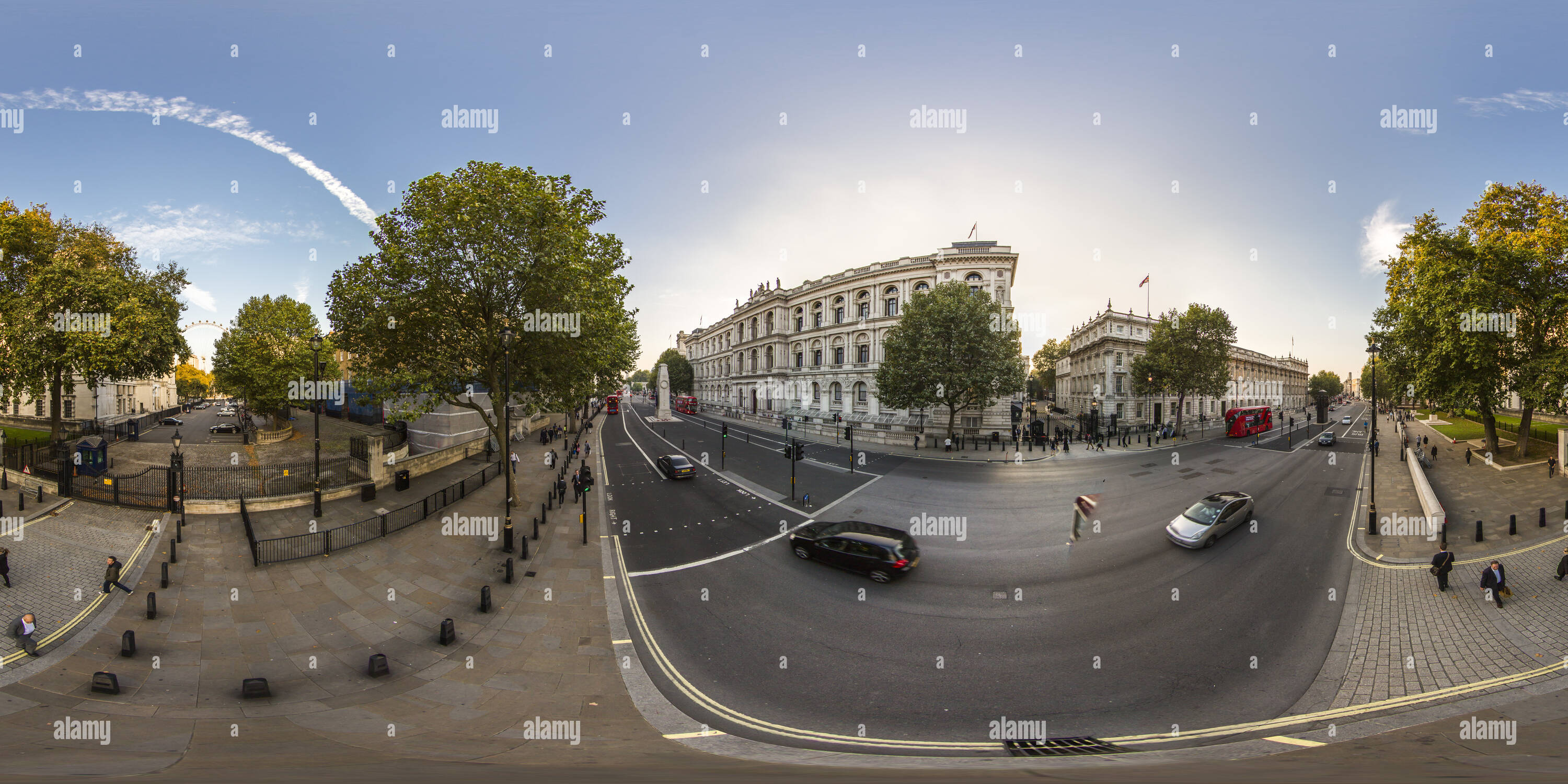 360° view of Whitehall London United Kingdom - Alamy