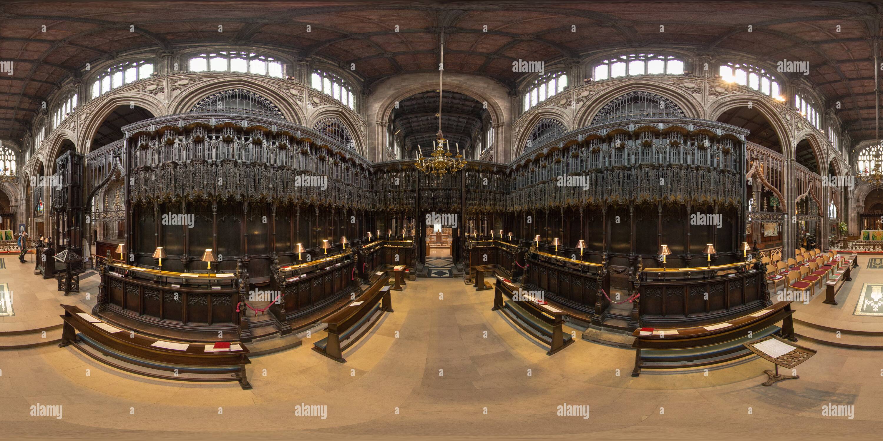 360° view of Manchester Cathedral Victoria Street Manchester United ...