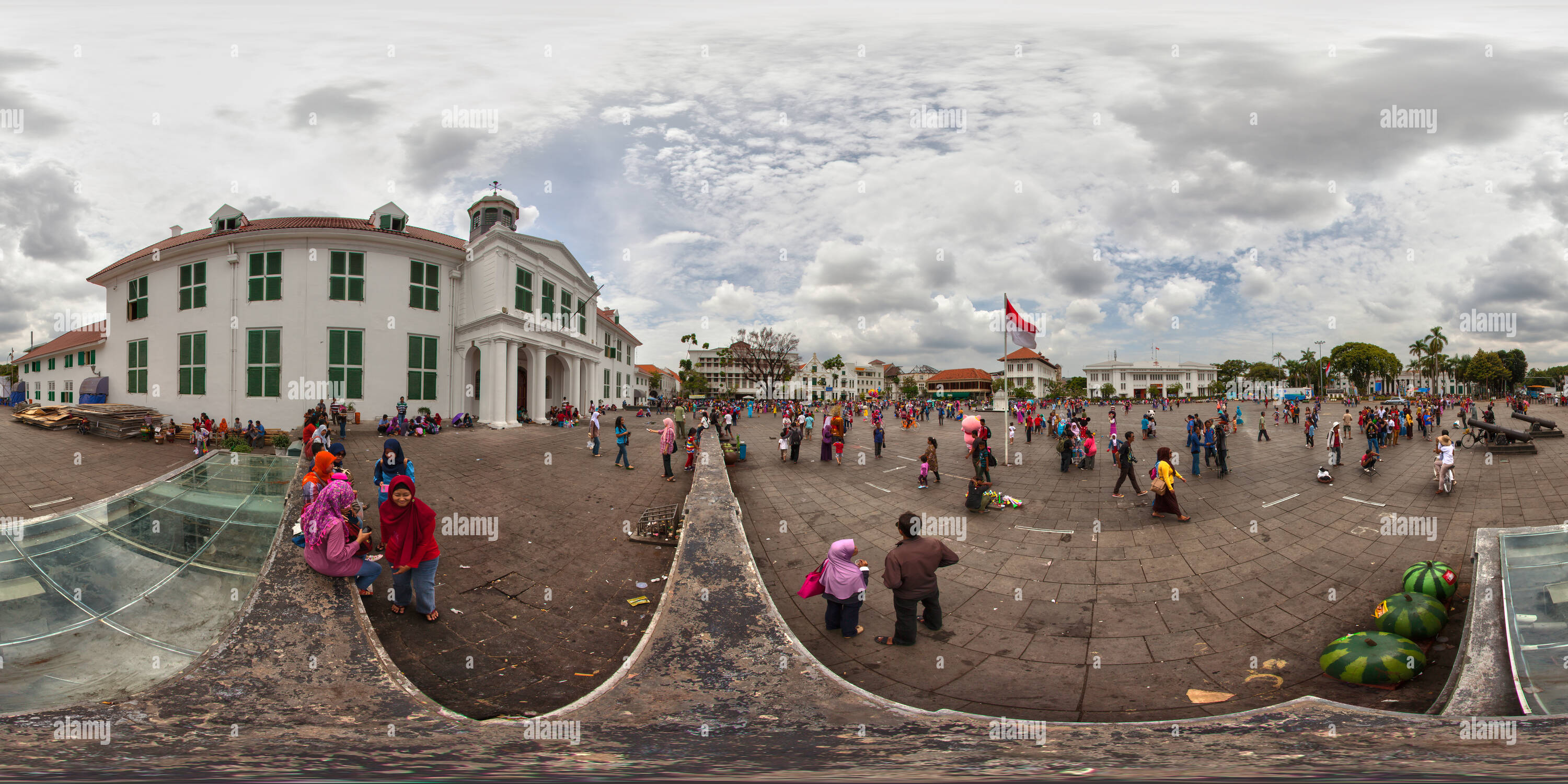 360° view of Fatahillah Museum at Sunday - Alamy