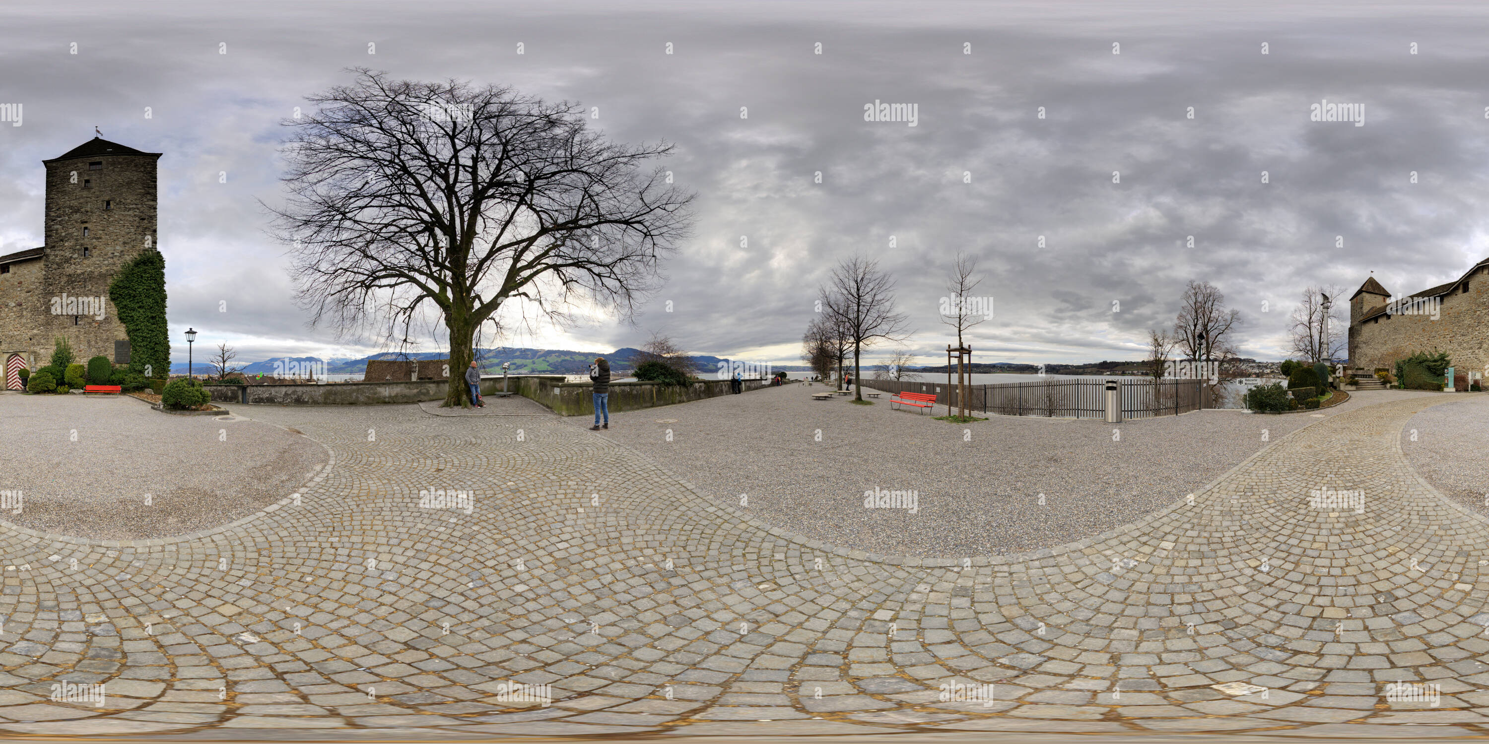 360° view of Rapperswil Castle Switzerland - Alamy