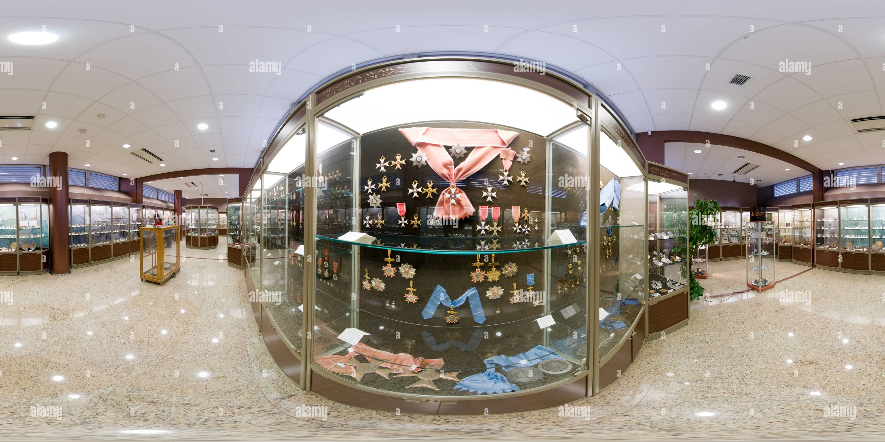 360° view of Treasury of the Polish Mint - The Museum (3425 - Alamy
