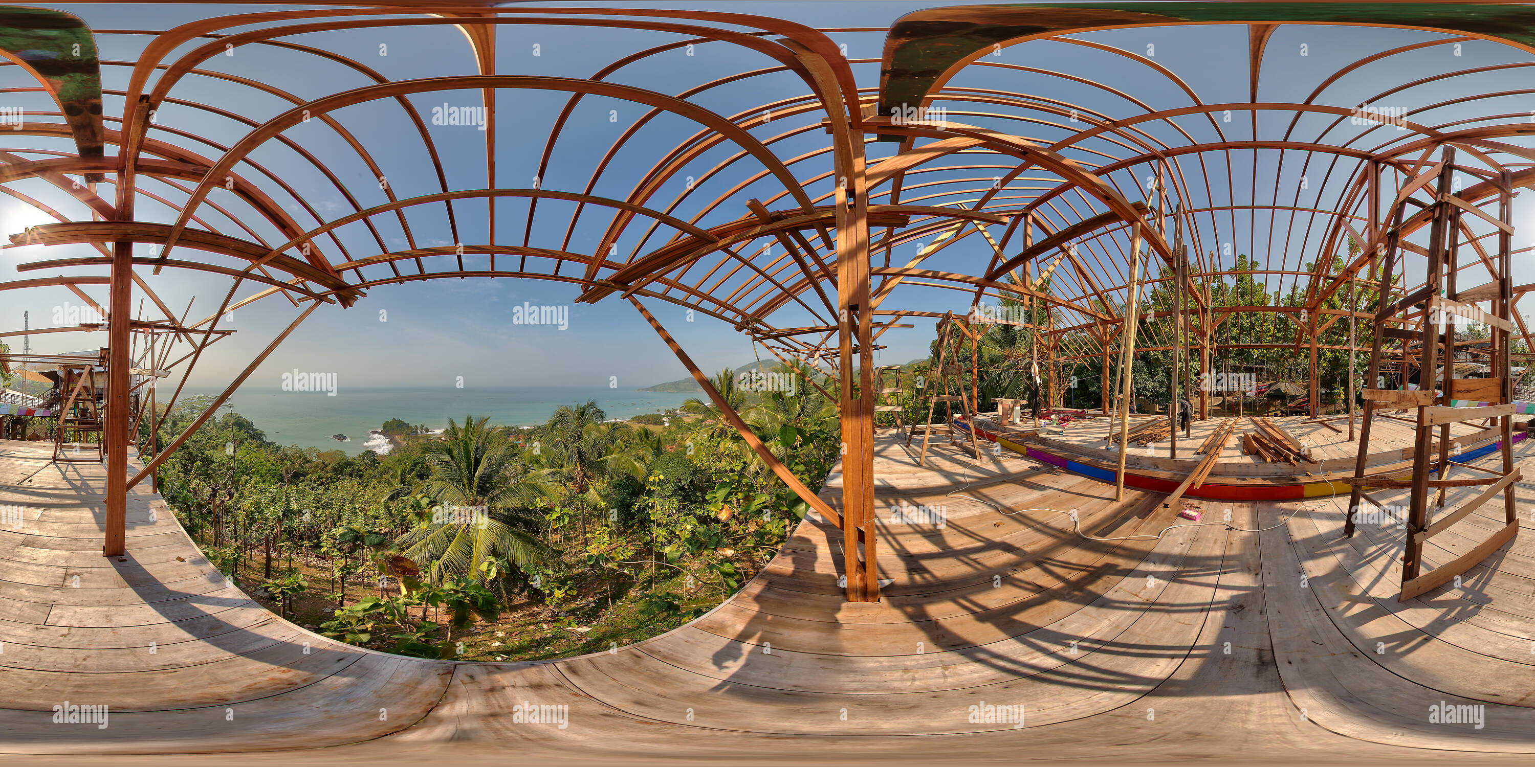 360° view of Sky Resto Under Construction - Alamy